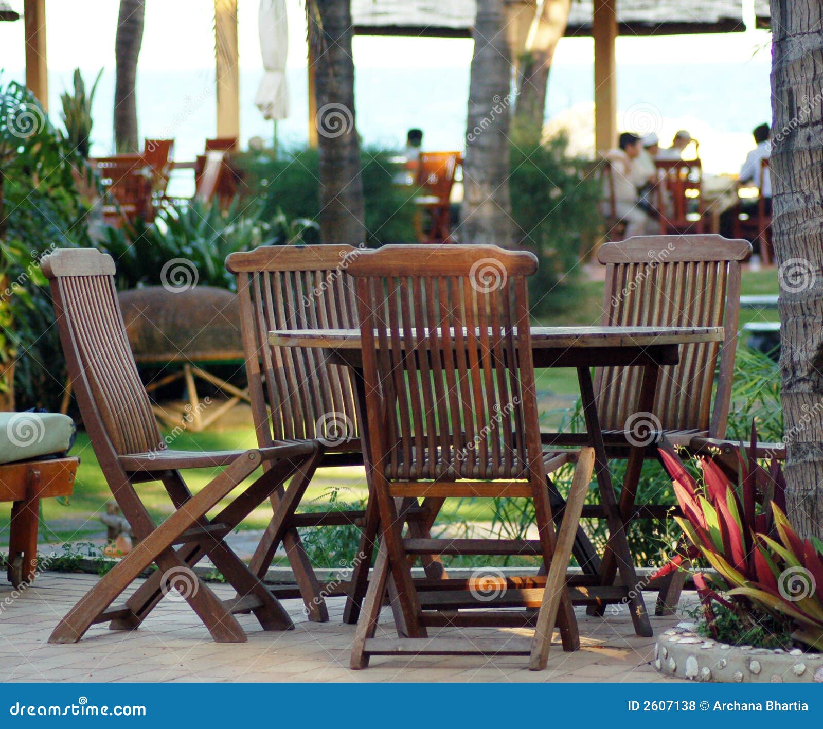 Outdoor setting stock photo. Image of outdoor, board, furniture - 2607138