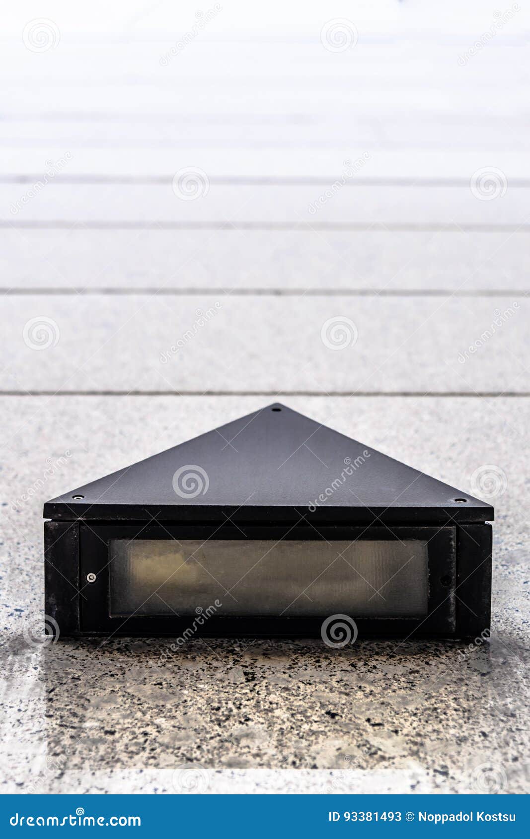 Outdoor Single Led Street Light Stock Image - Image of bright, fixture ...