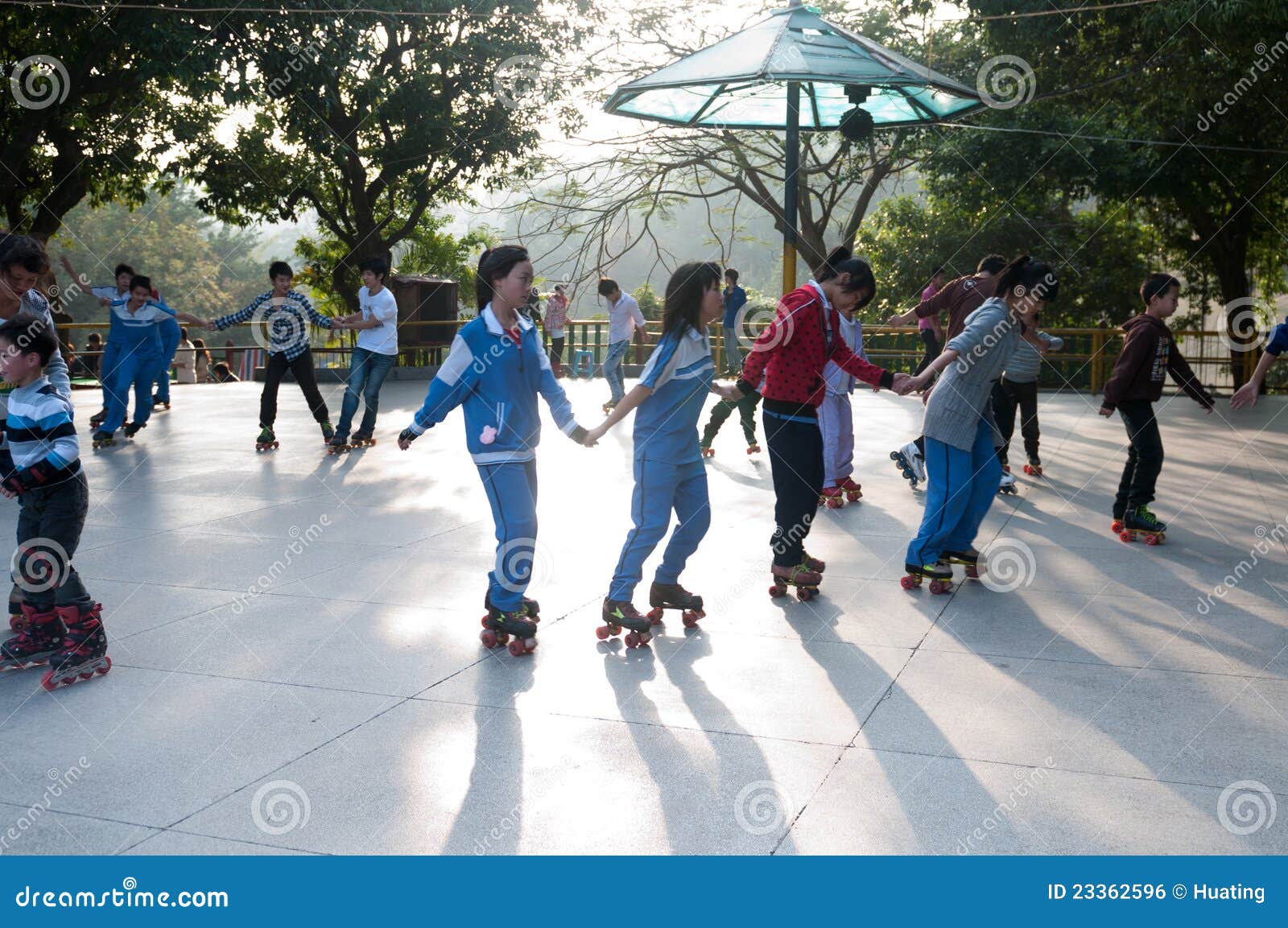 Outdoor skating editorial photo. Image of young, women - 23362596
