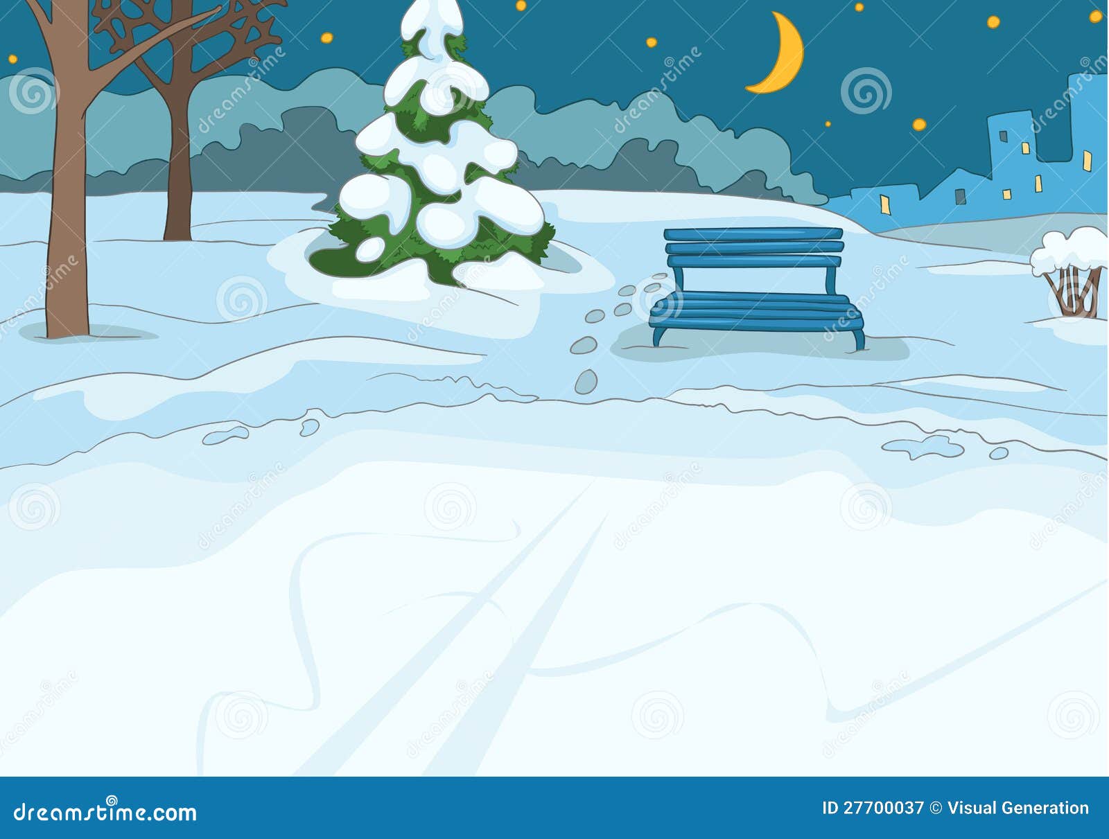 Outdoor Skating Rink stock vector. Illustration of hockey - 27700037