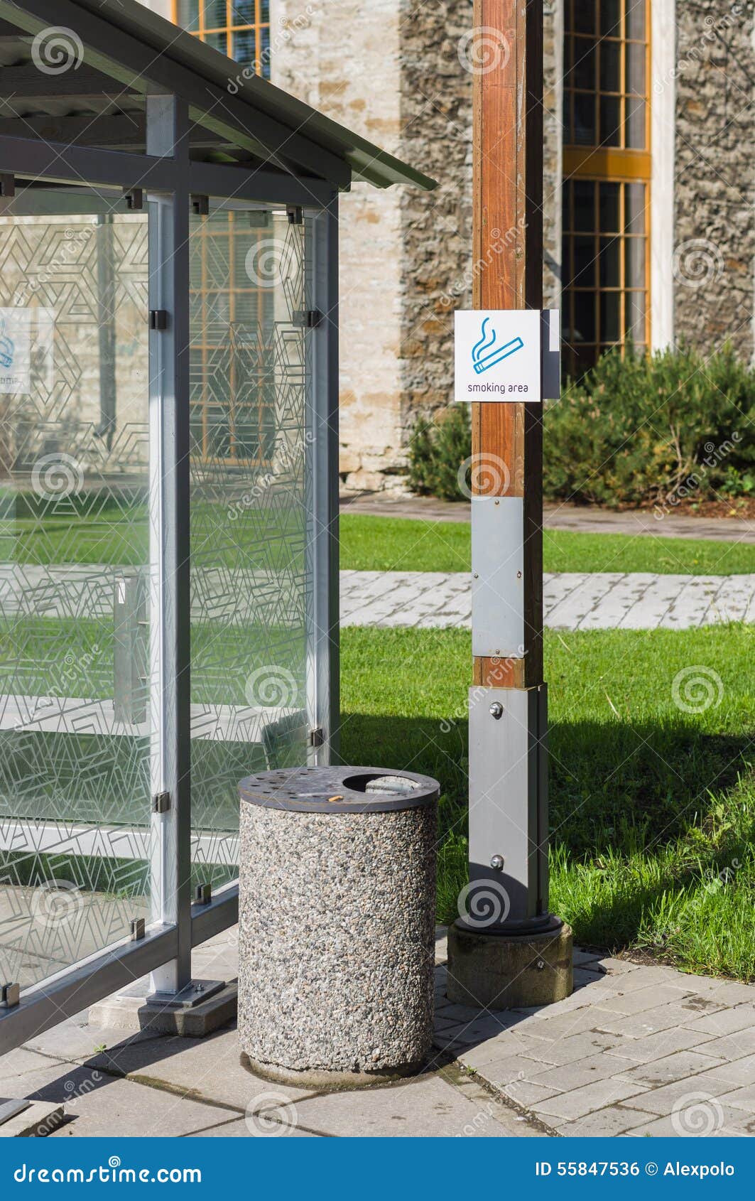 Smoking Area Outside