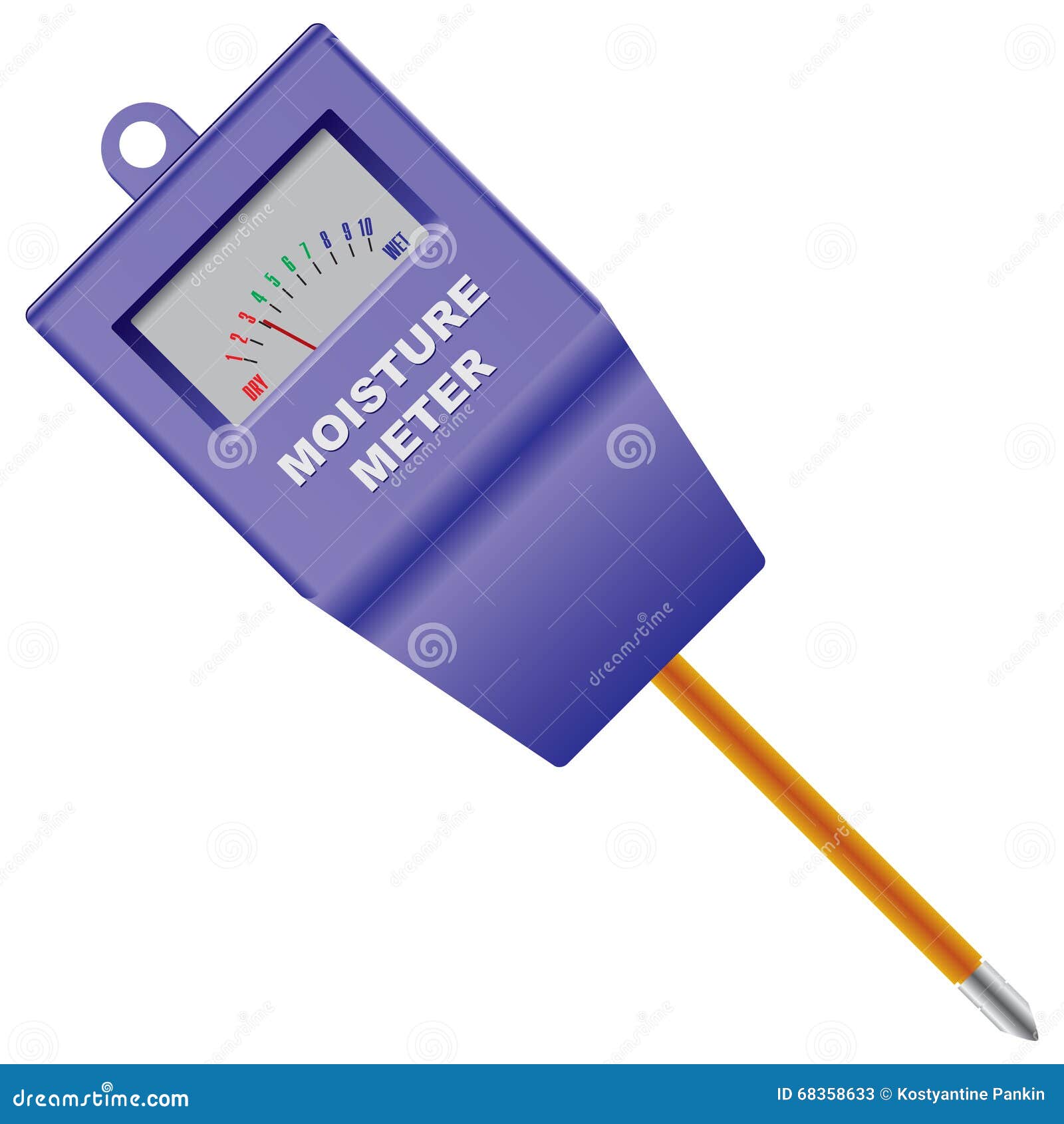 Outdoor Soil Moisture Sensor Meter Cartoon Vector | CartoonDealer.com ...