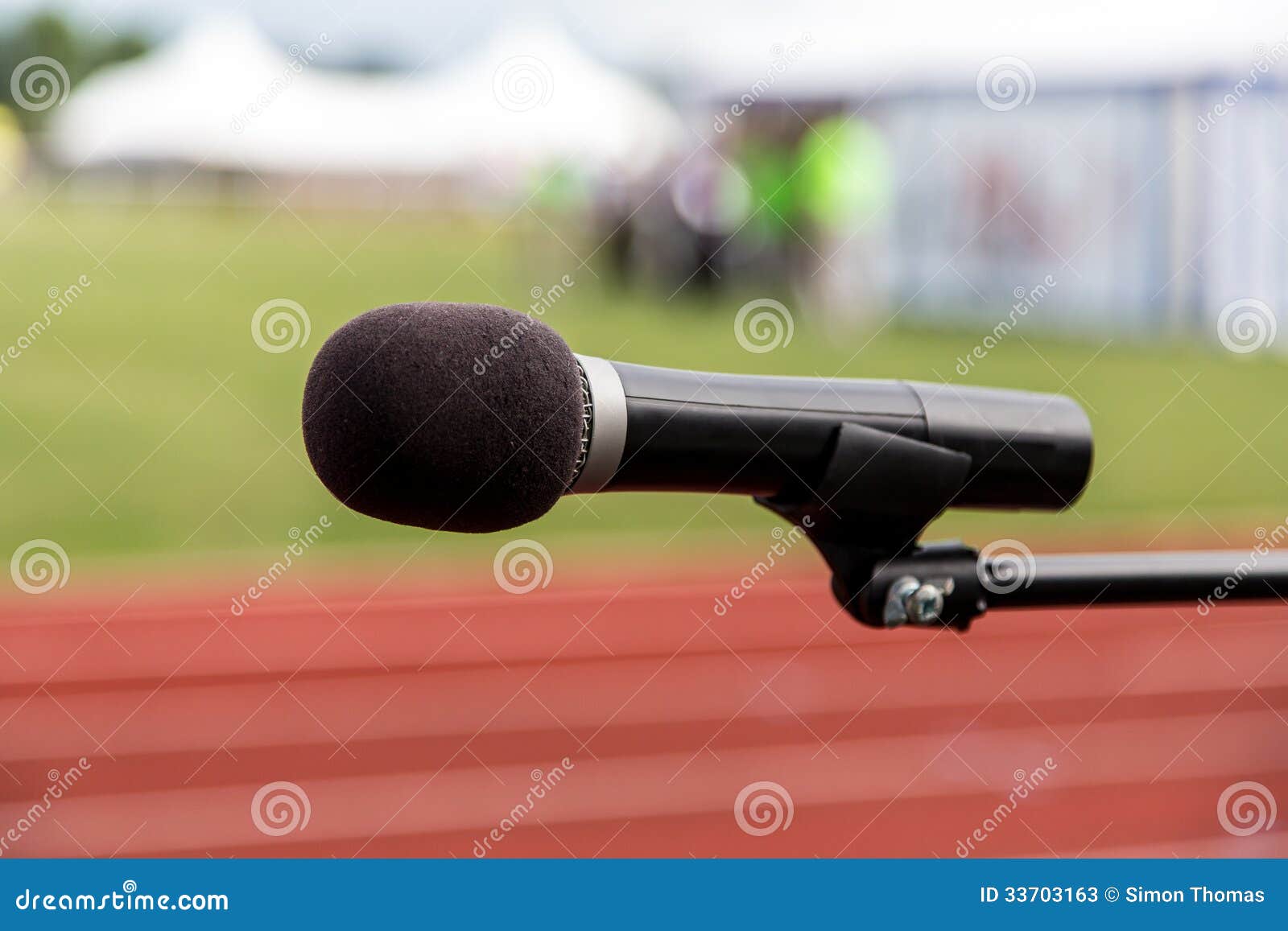 Outdoor Speech stock image. Image of black, talk, microphone - 33703163