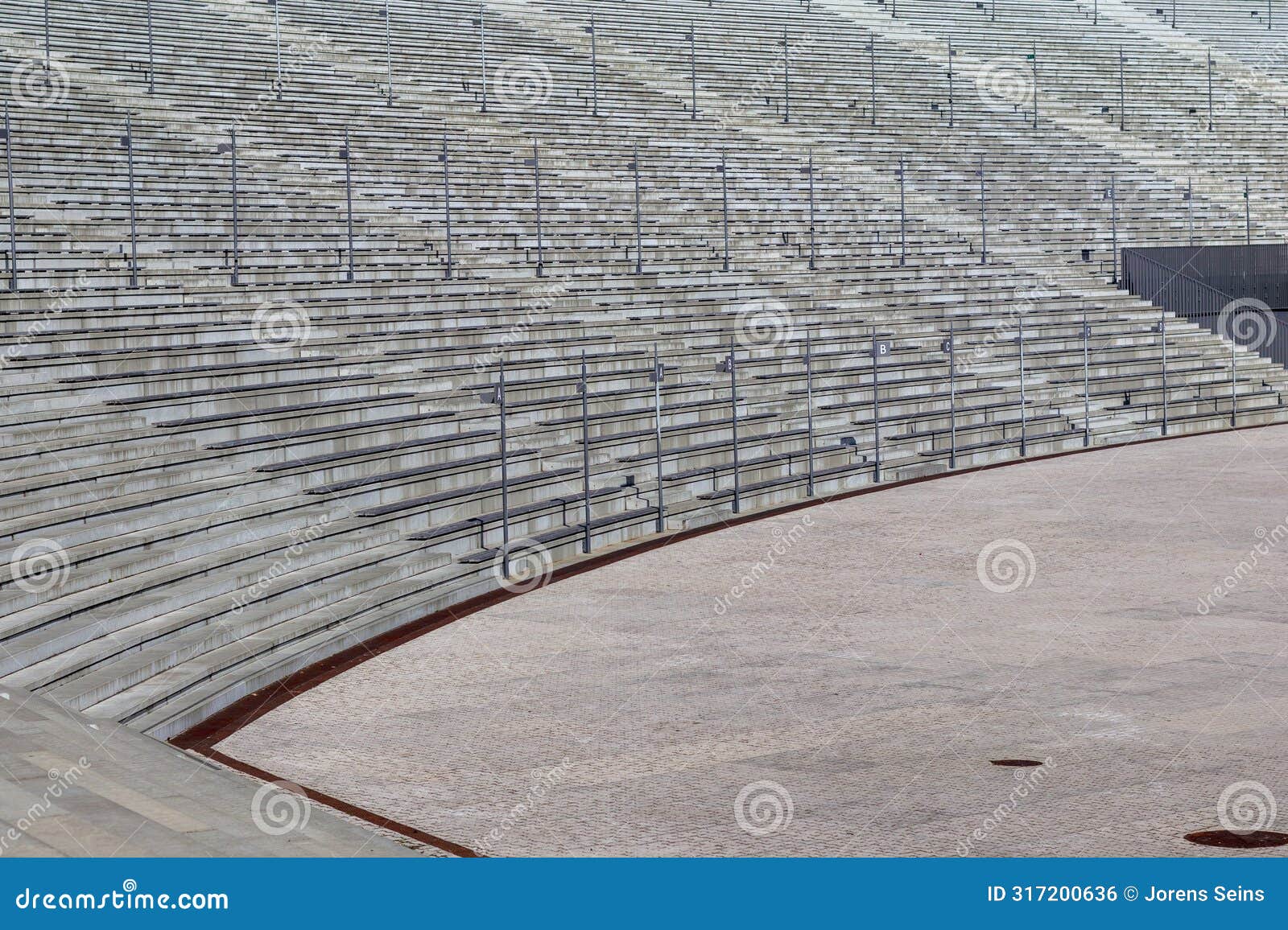 .an Outdoor Stage with Arched Seating Stock Photo - Image of design ...