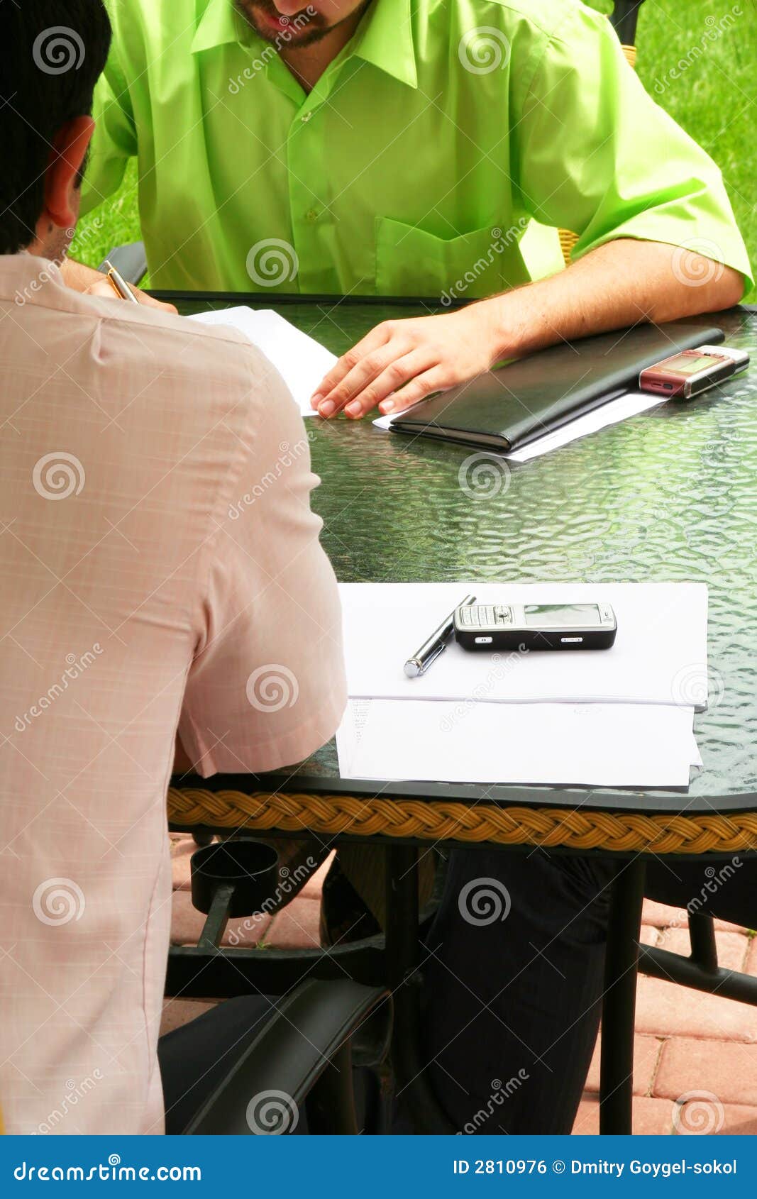 Outdoor Students Discussion Stock Photo - Image of education, document ...