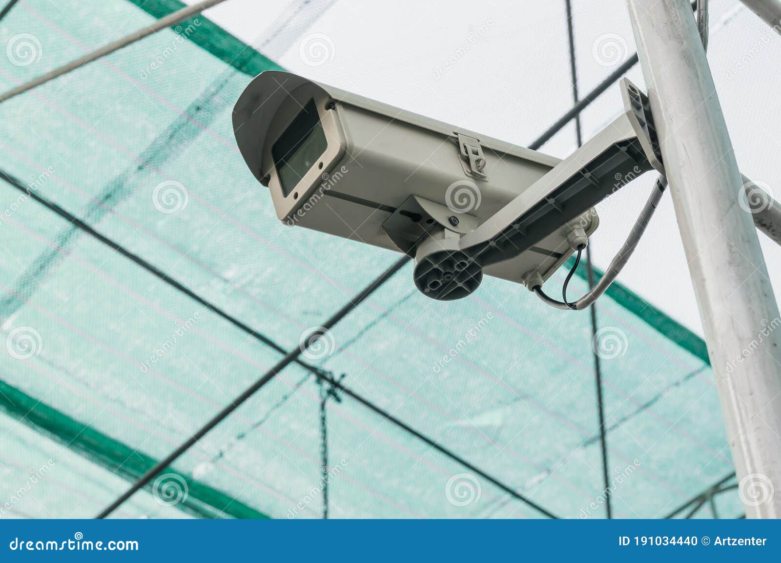 CCTV security camera stock photo. Image of private, circuit - 191034440