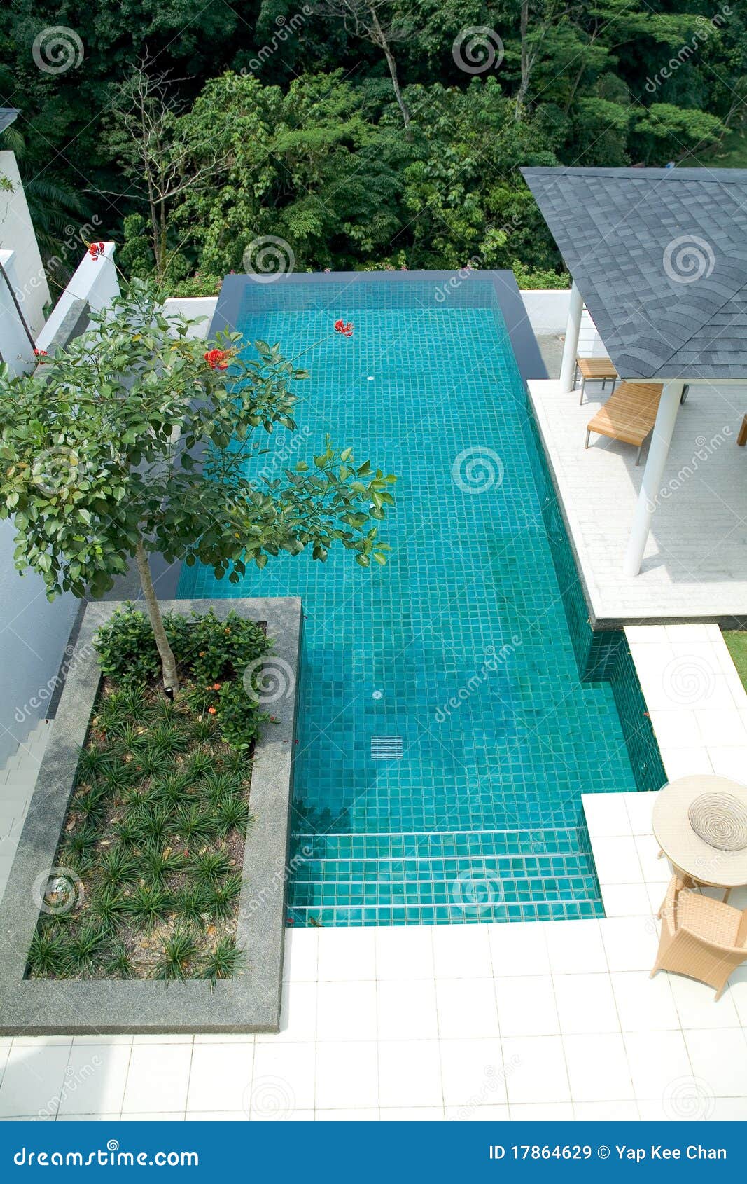 Outdoor swimming pool stock image. Image of resort, relaxation - 17864629