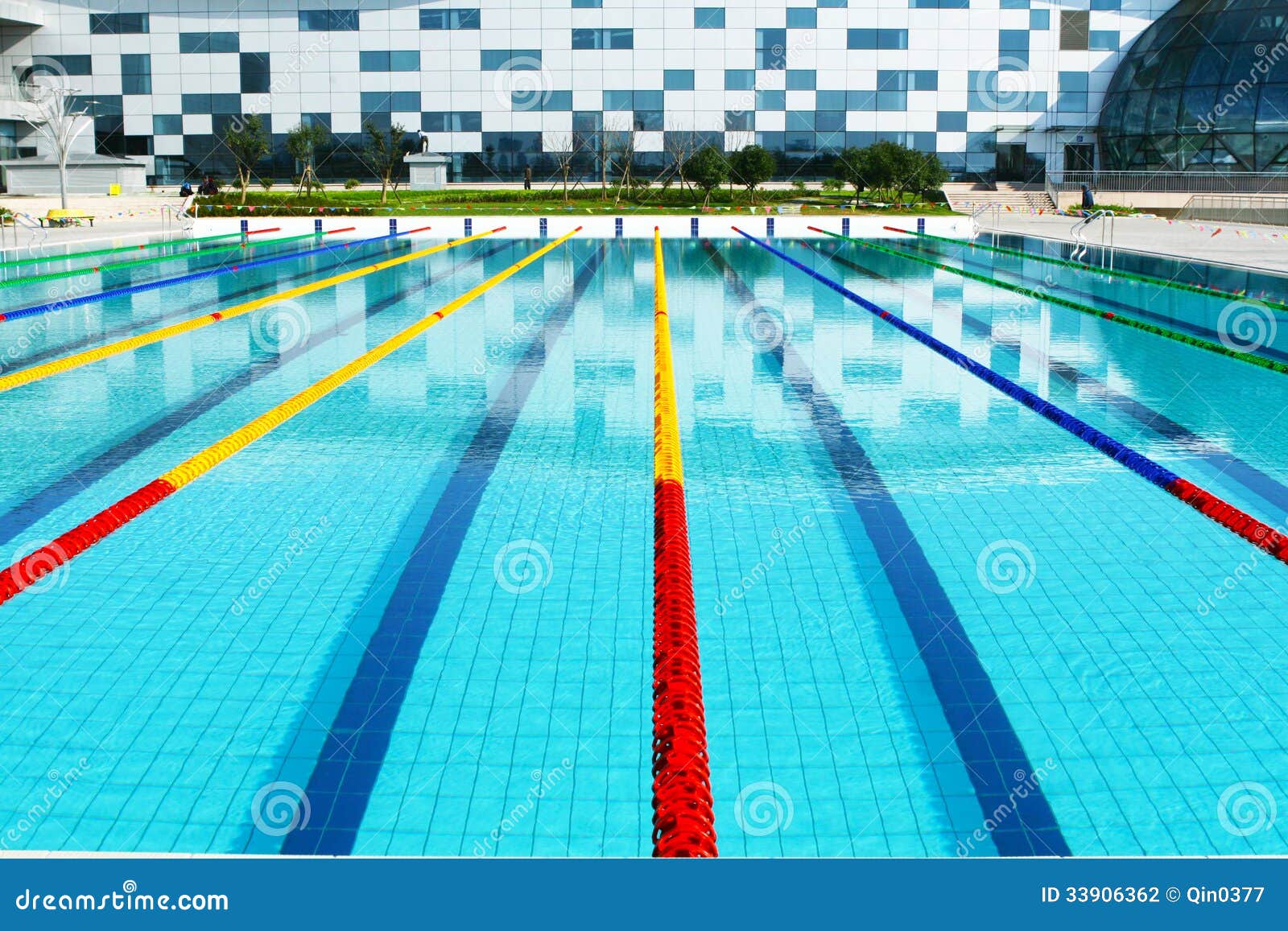 Outdoor Swimming Pool stock photo. Image of competition - 33906362