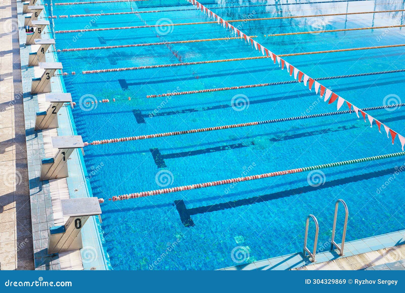Outdoor swimming pool stock image. Image of hobby, swimming - 304329869