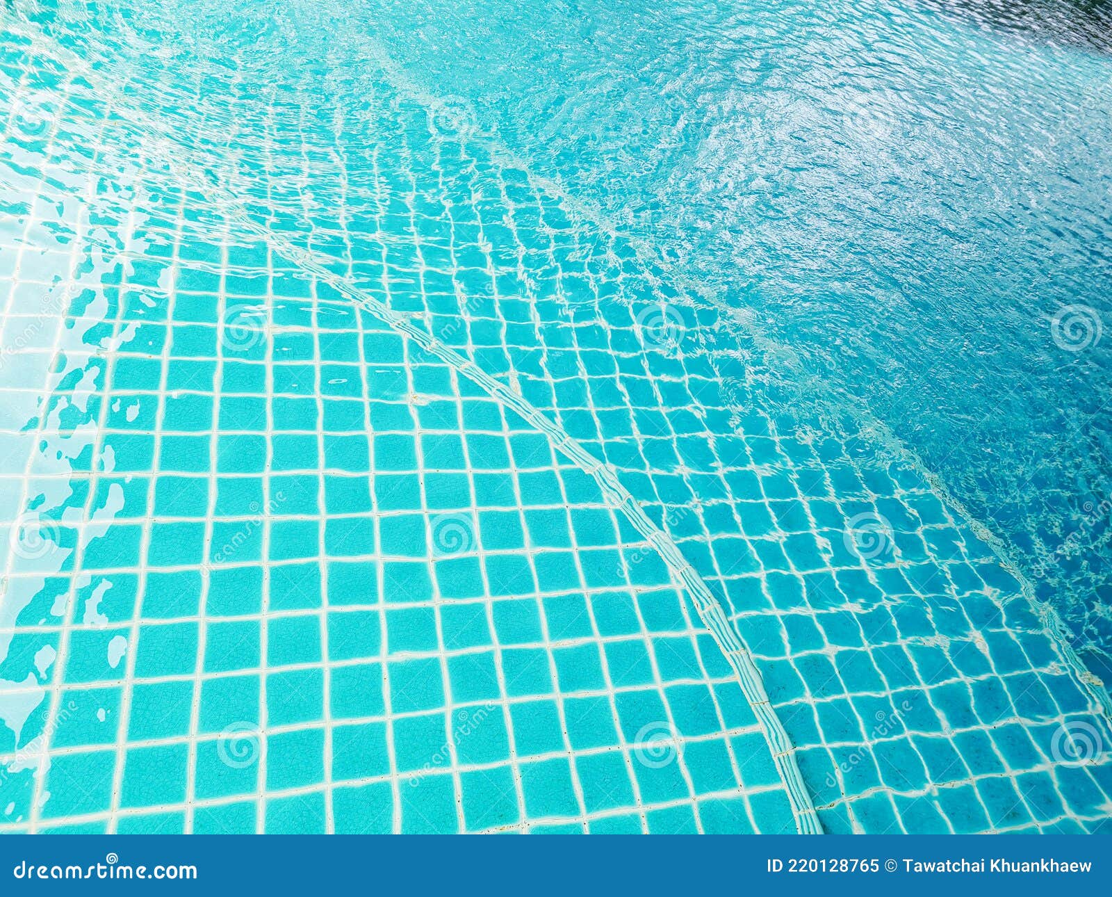 Outdoor Swimming Pool with Sunshine Stock Image - Image of nature ...