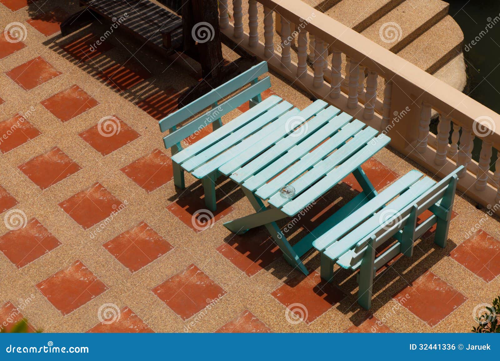 Outdoor table set stock photo. Image of relax, house - 32441336