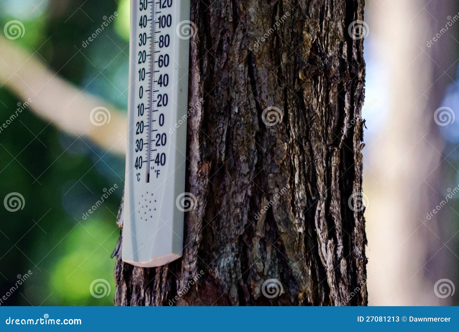 Outdoor Temperature Thermometer Stock Image - Image of equipment ...