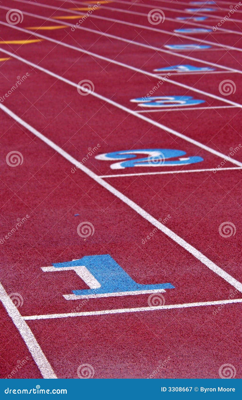 Outdoor track stock image. Image of competition, college - 3308667