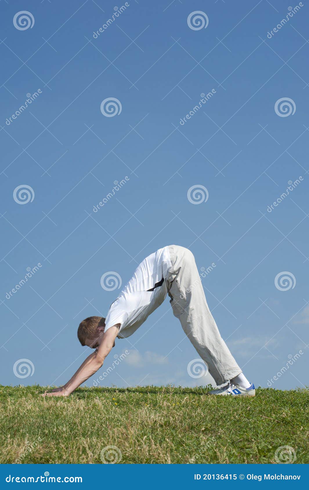Outdoor training stock image. Image of fitness, stretch - 20136415