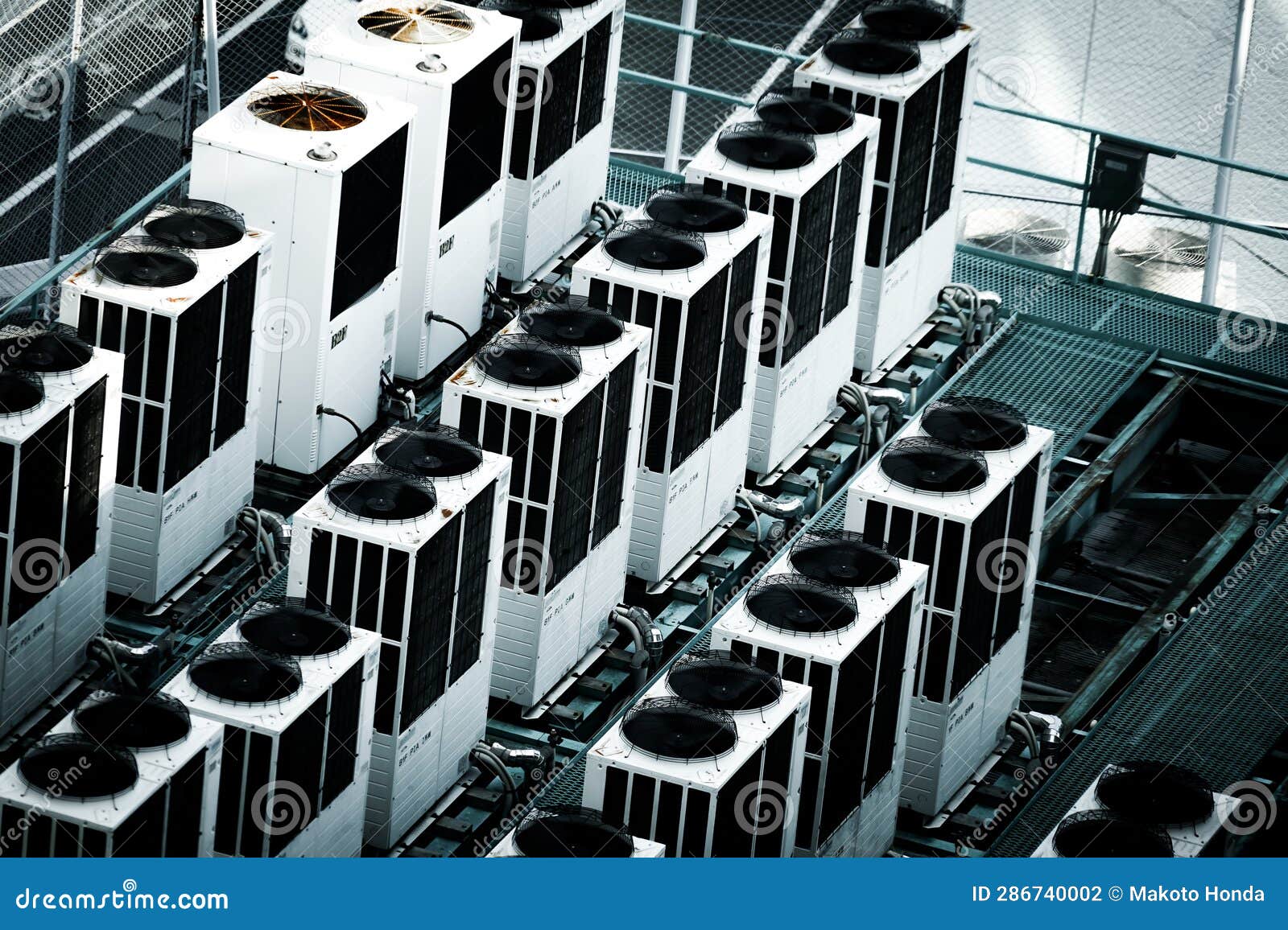 The Outdoor Unit of the Building Stock Photo - Image of energy, ecology ...