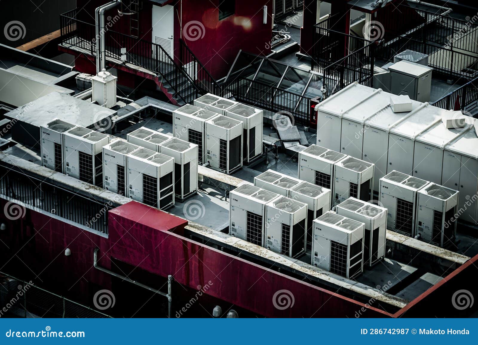 The Outdoor Unit of the Building Stock Image - Image of building ...