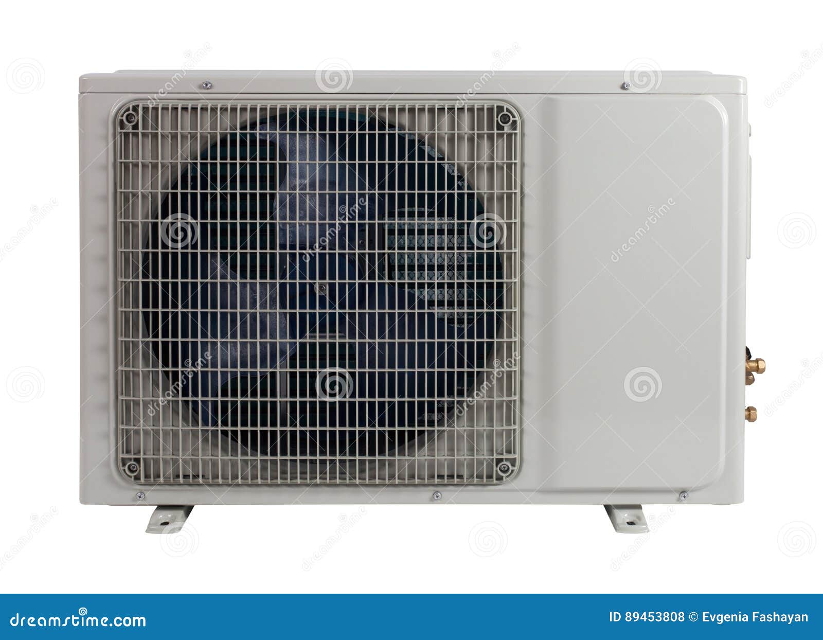 Outdoor Unit of a Split System Stock Photo - Image of metal, technology ...