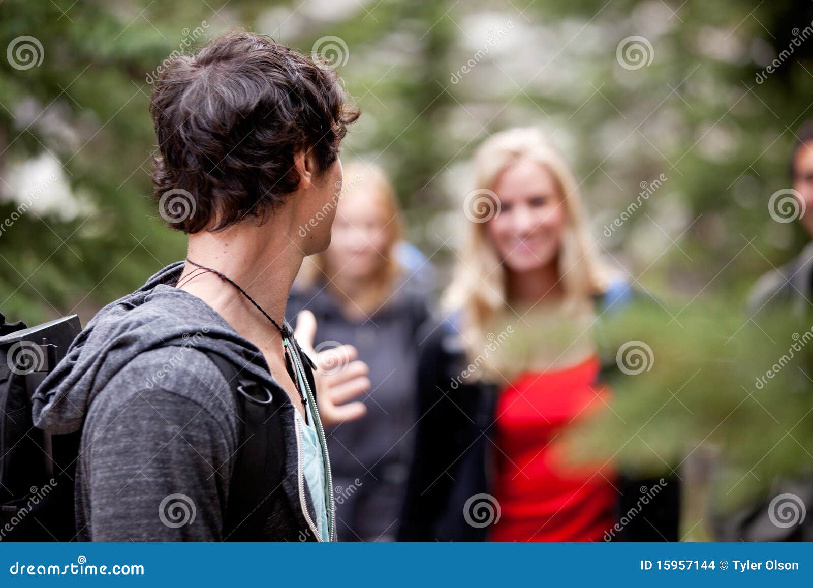Outdoor Wait Hike stock photo. Image of girl, happy, people - 15957144