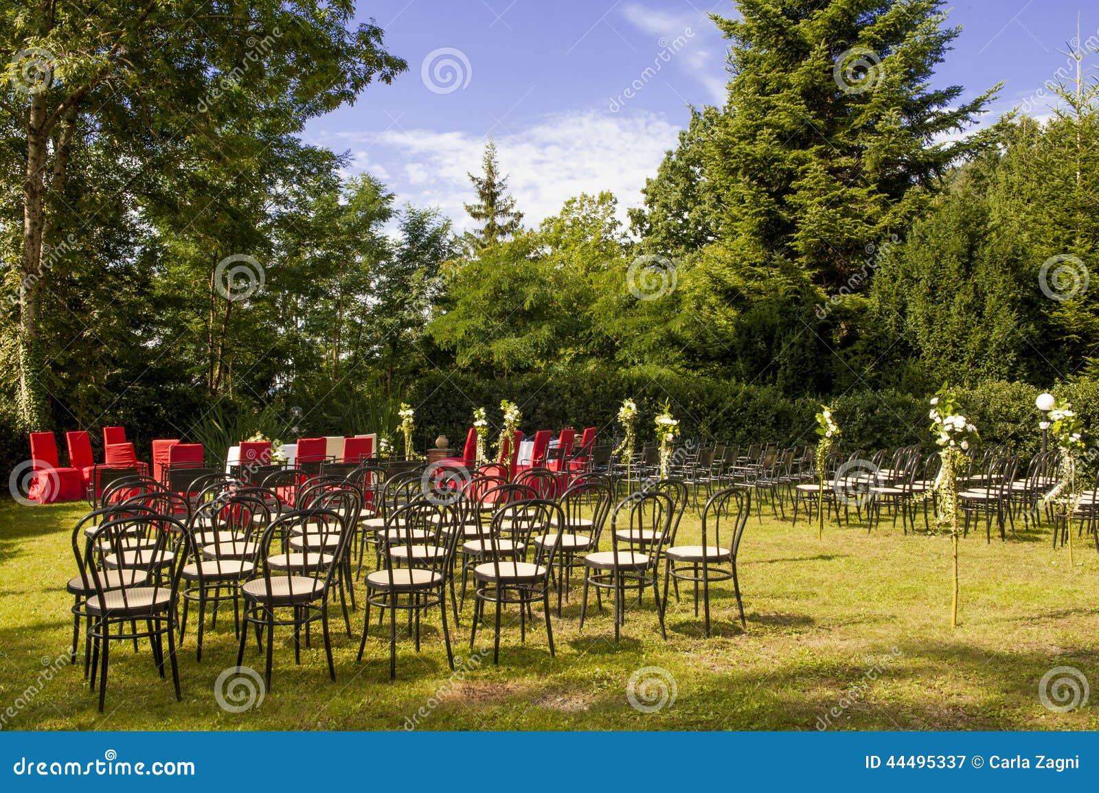 Outdoor Wedding in the Castle Stock Image - Image of elegant, girl ...
