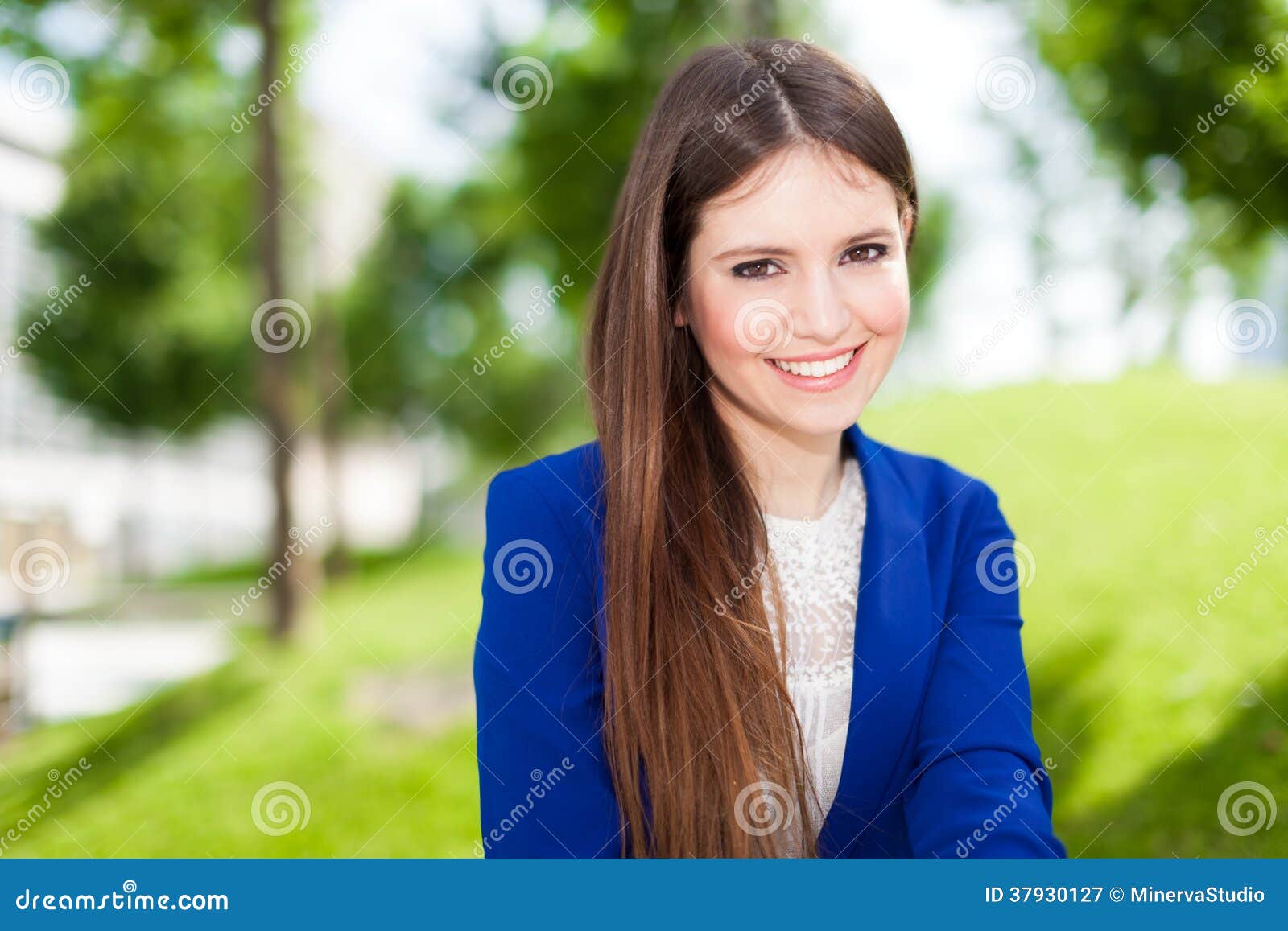 Outdoor woman portrait stock image. Image of portrait - 37930127