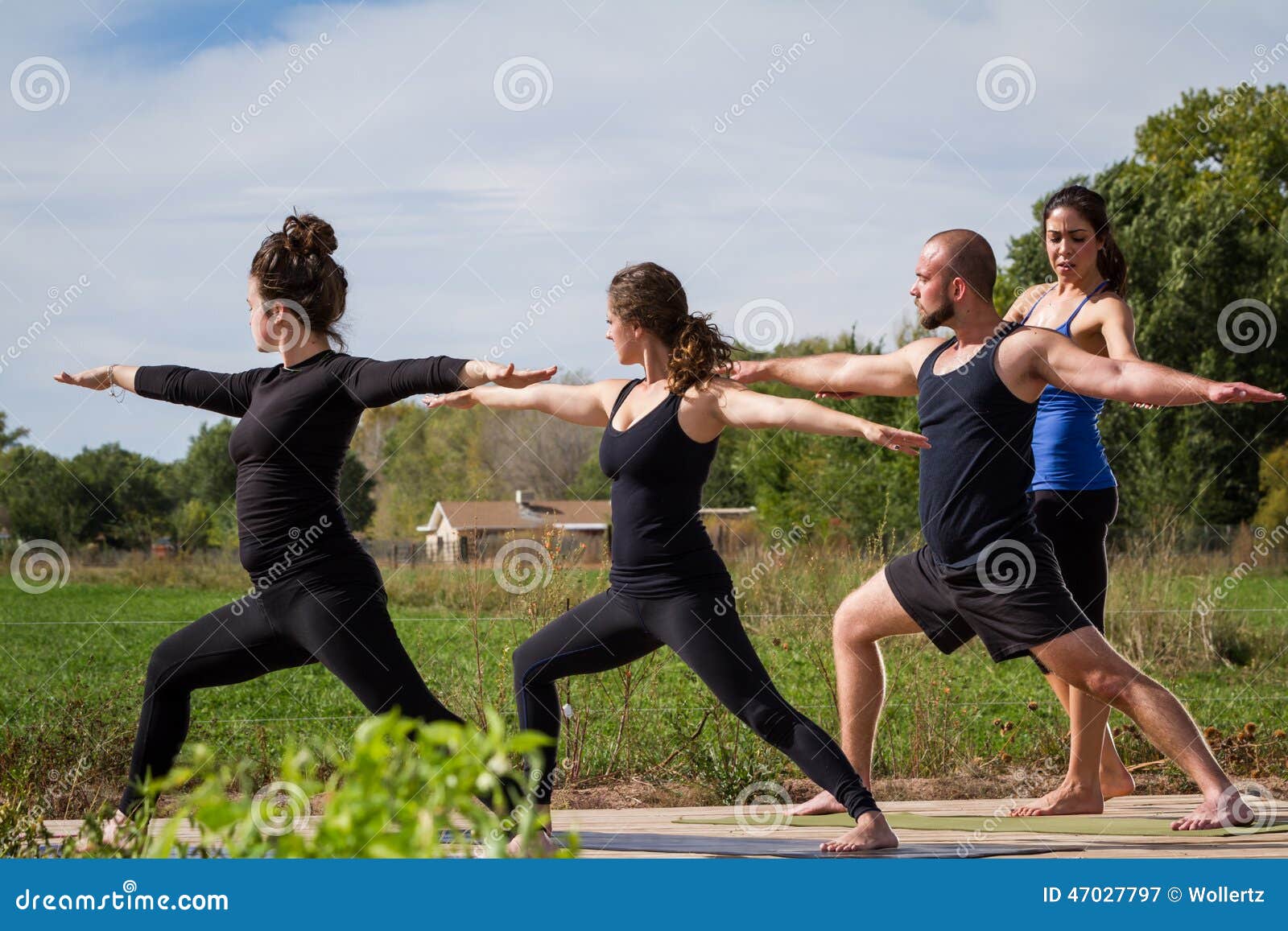 Outdoor yoga stock image. Image of nature, love, health - 47027797