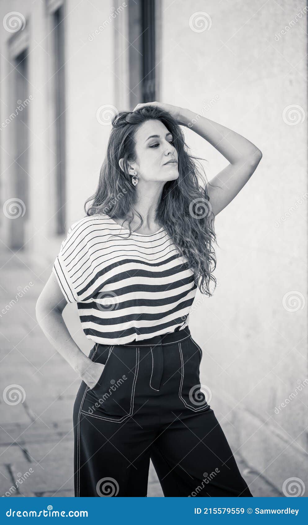 Young Attractive Red Haired Woman Looking With Natural Beauty Real