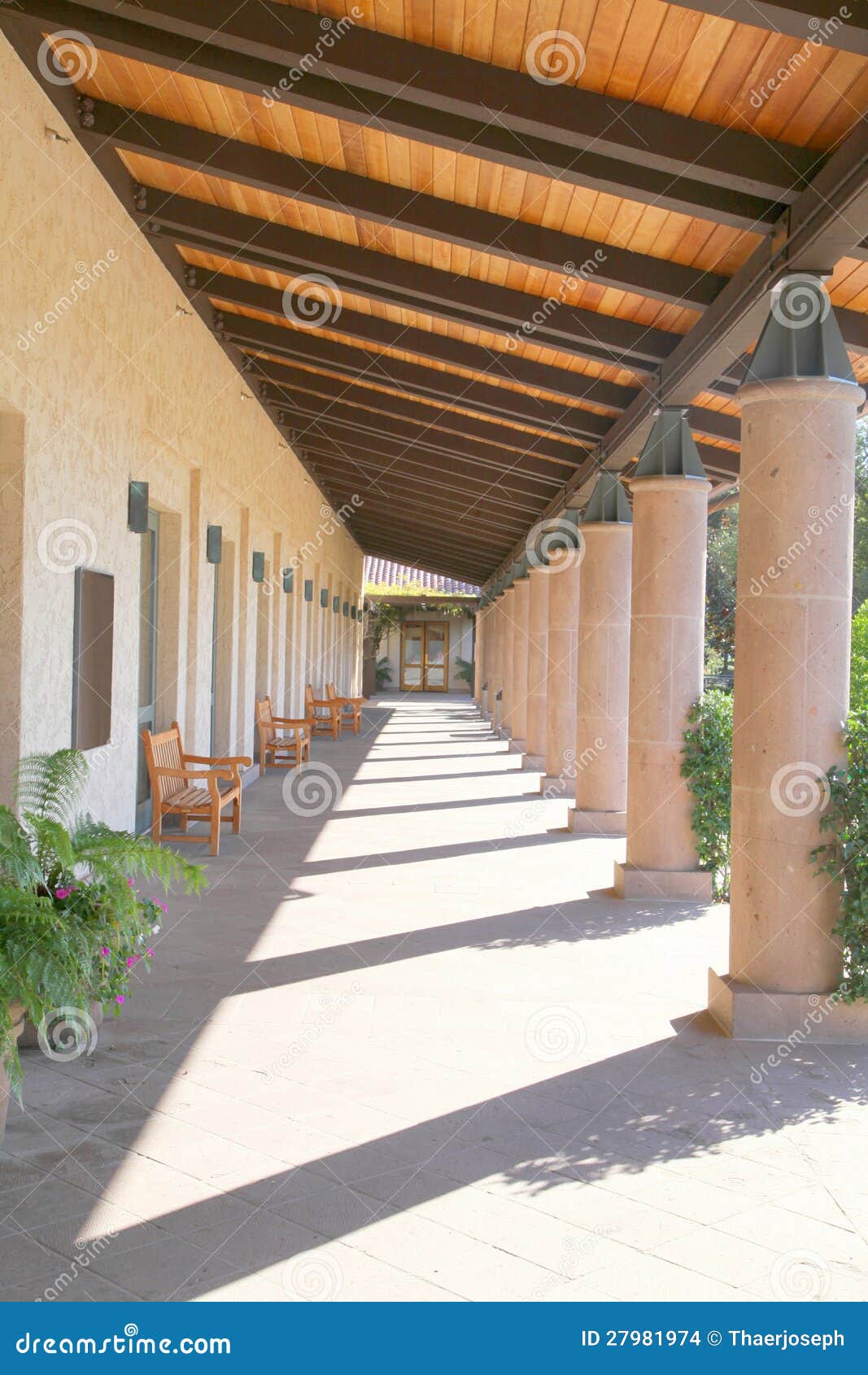 Outdoors Corridor stock photo. Image of arch, ancient - 27981974