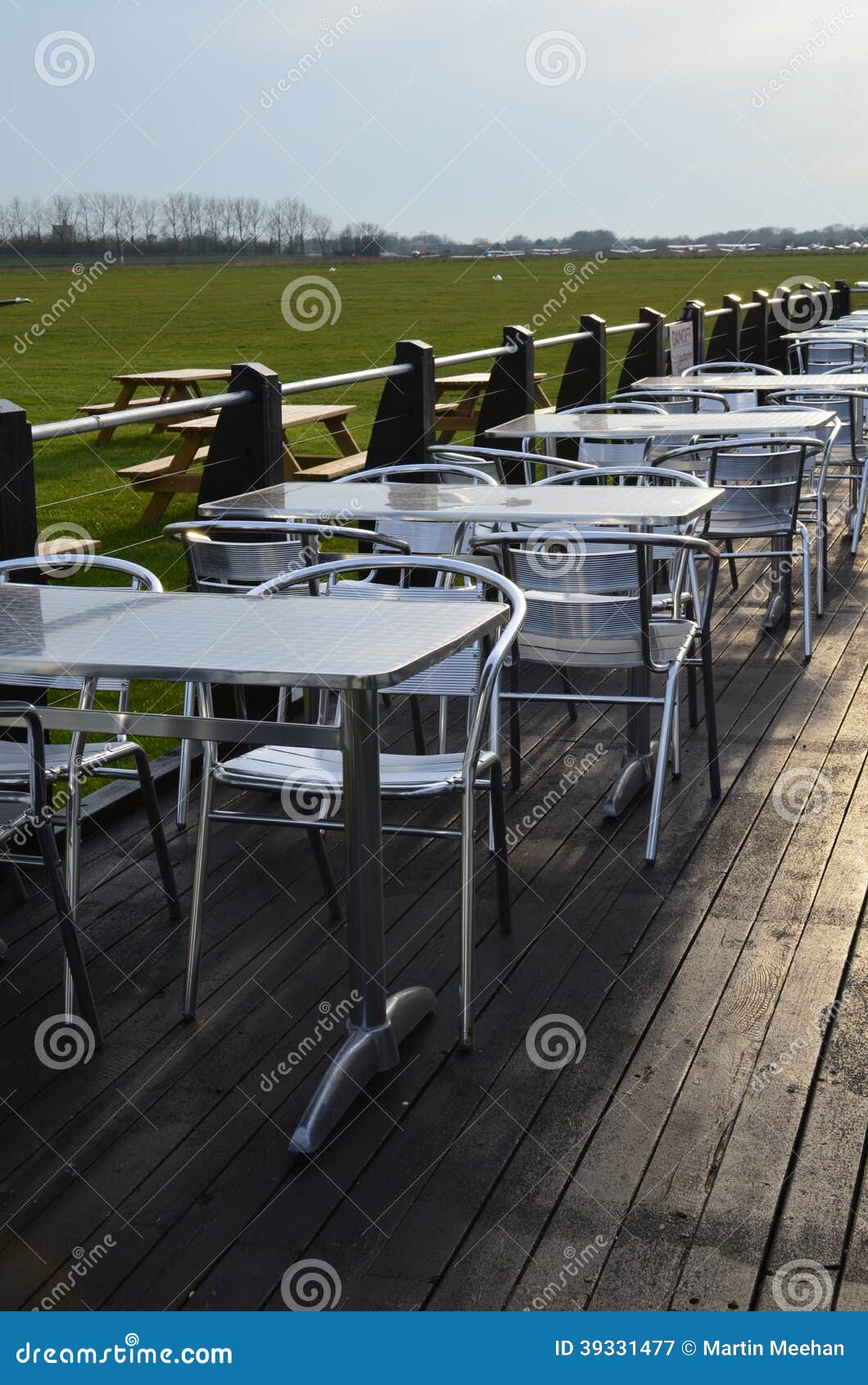 Outdoors eating area. stock image. Image of restaurant - 39331477