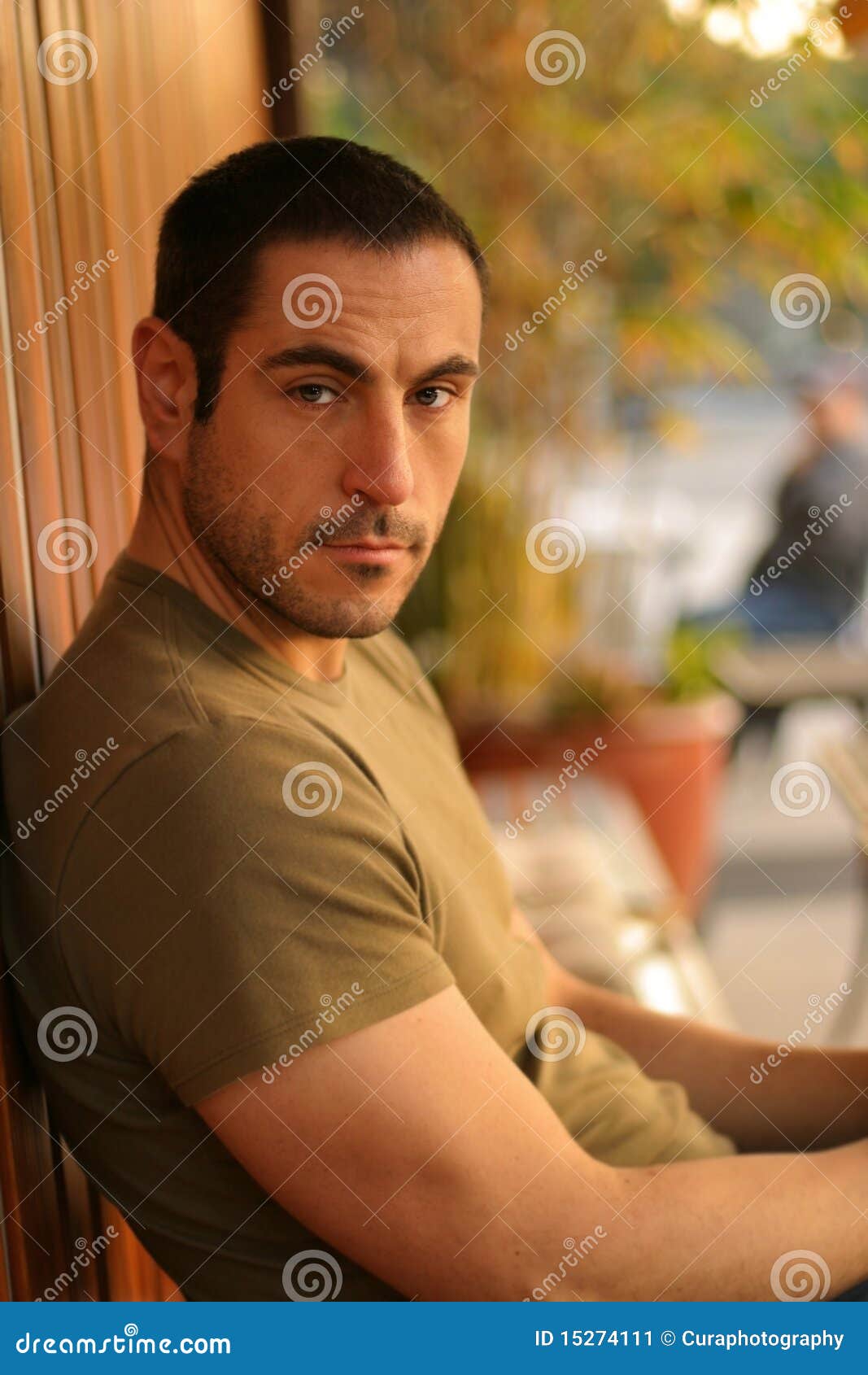 Outdoors man stock image. Image of customer, classic - 15274111