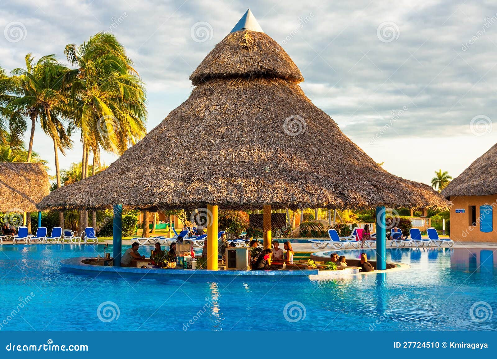 Outdoors Pool at a Hotel in Varadero,Cuba Editorial Image - Image of ...