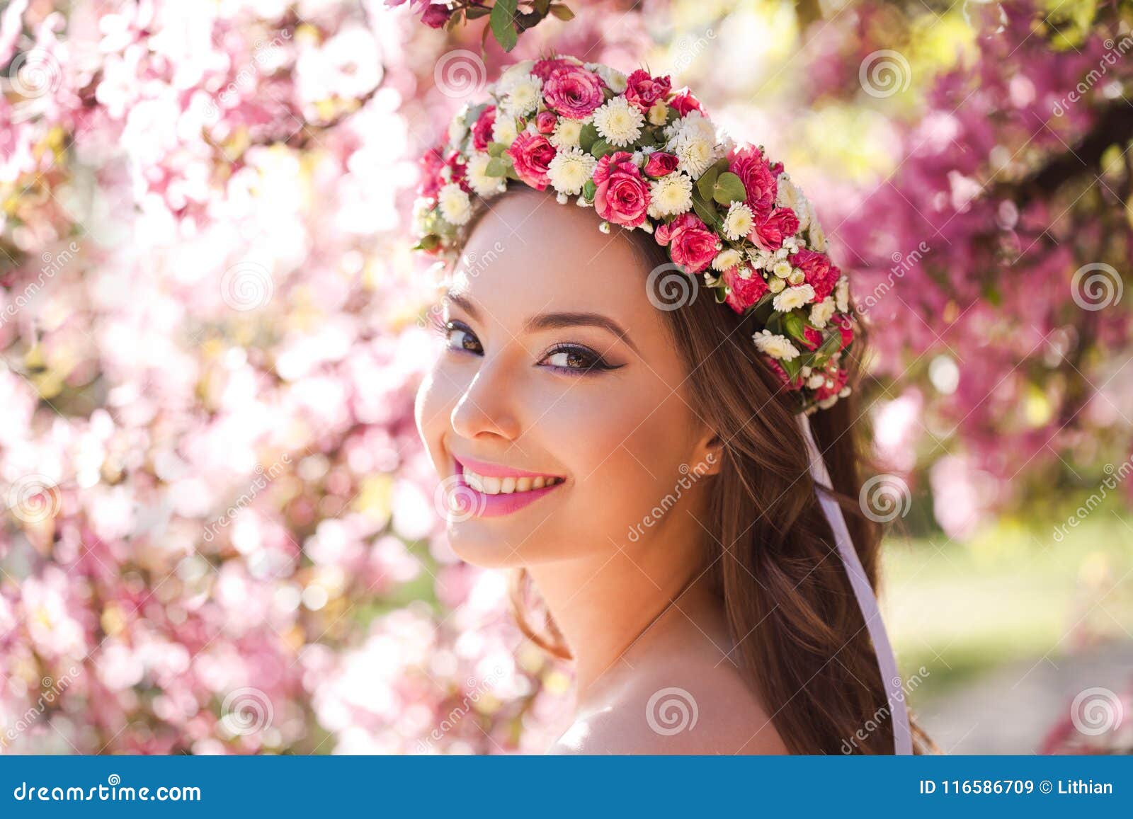 Amazing Natural Spring Beauty. Stock Image - Image of blossom, nature ...