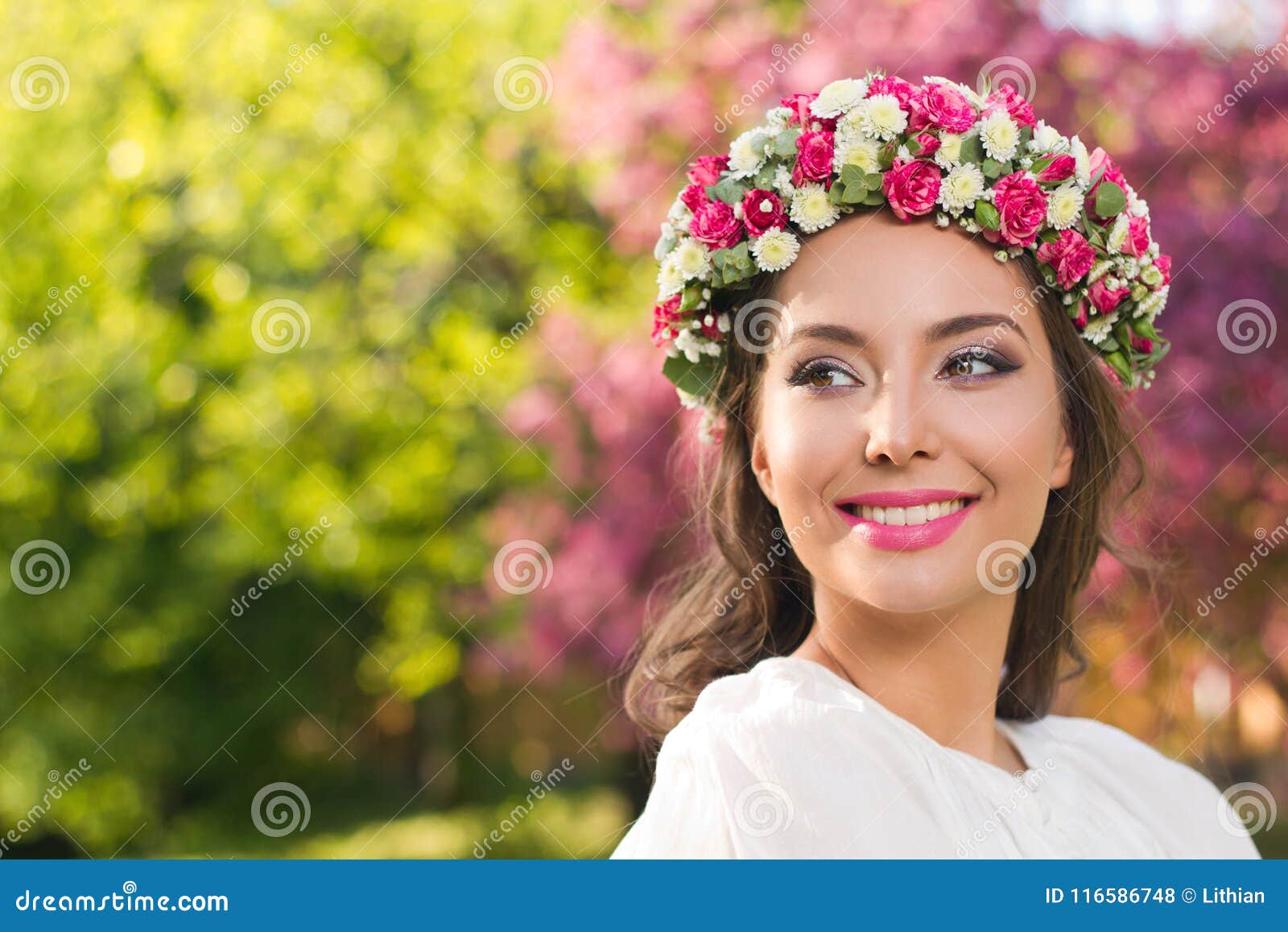 Amazing Natural Spring Beauty. Stock Photo - Image of choosing, person ...