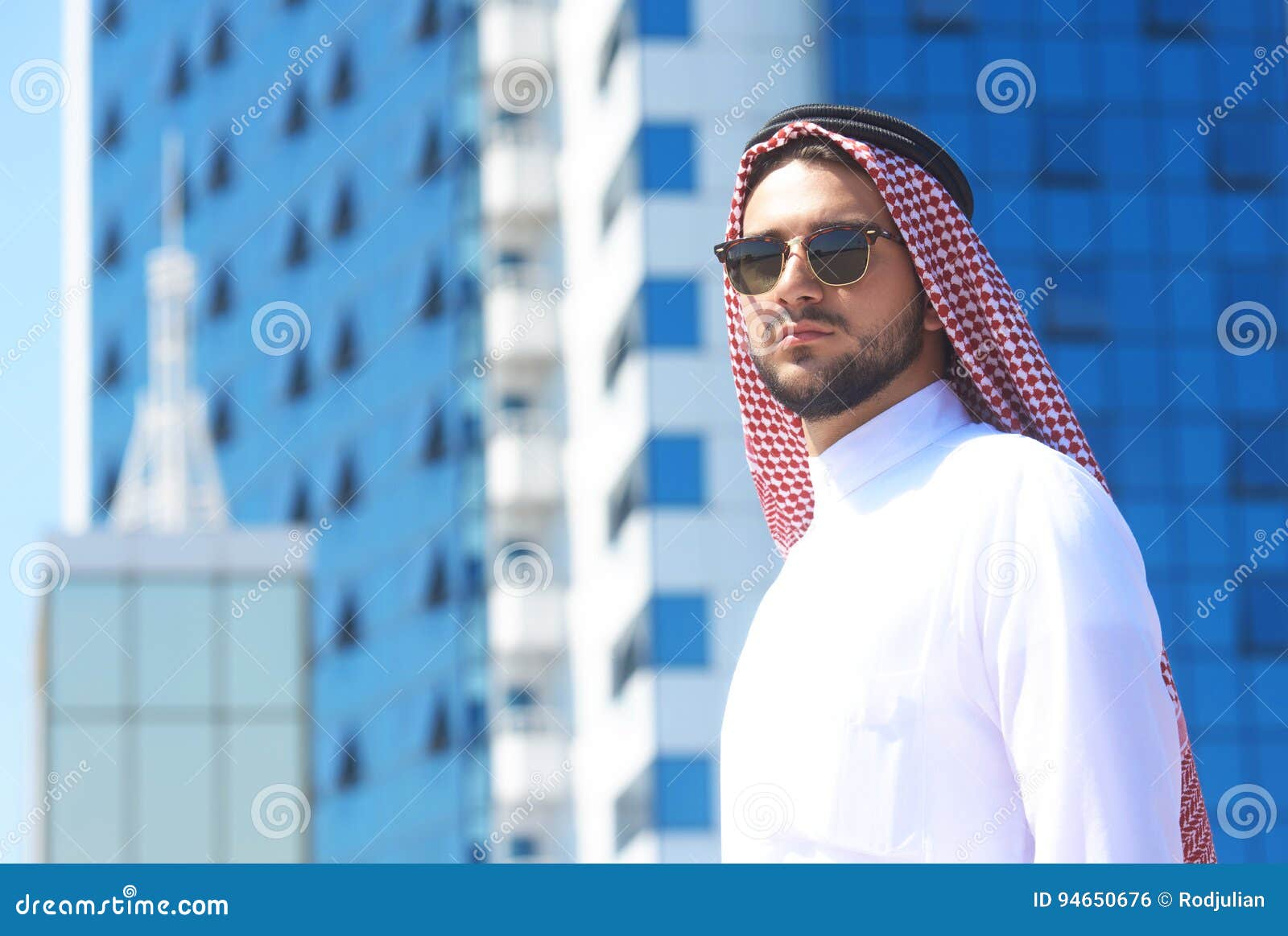 Outdoors Portrait of an Arabian Man Stock Photo - Image of businessman ...