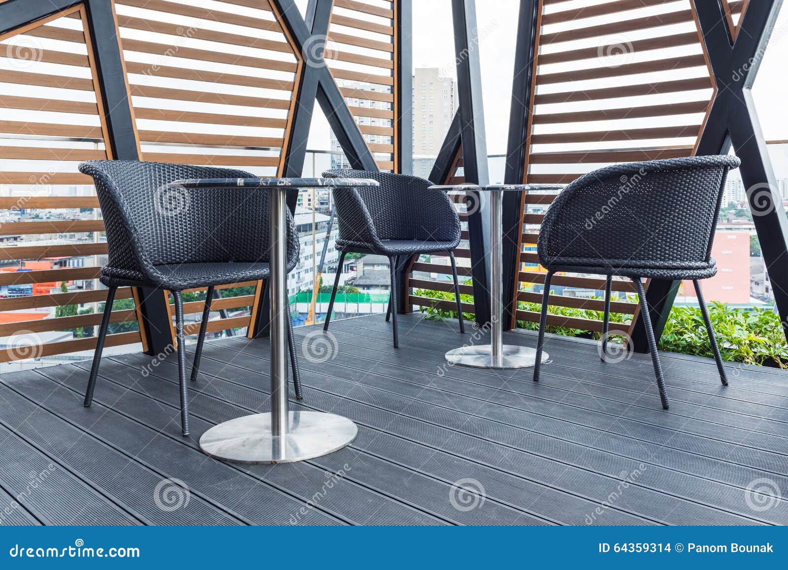 Outdoors Seating Arrangement in Relaxation Zone Stock Photo - Image of ...