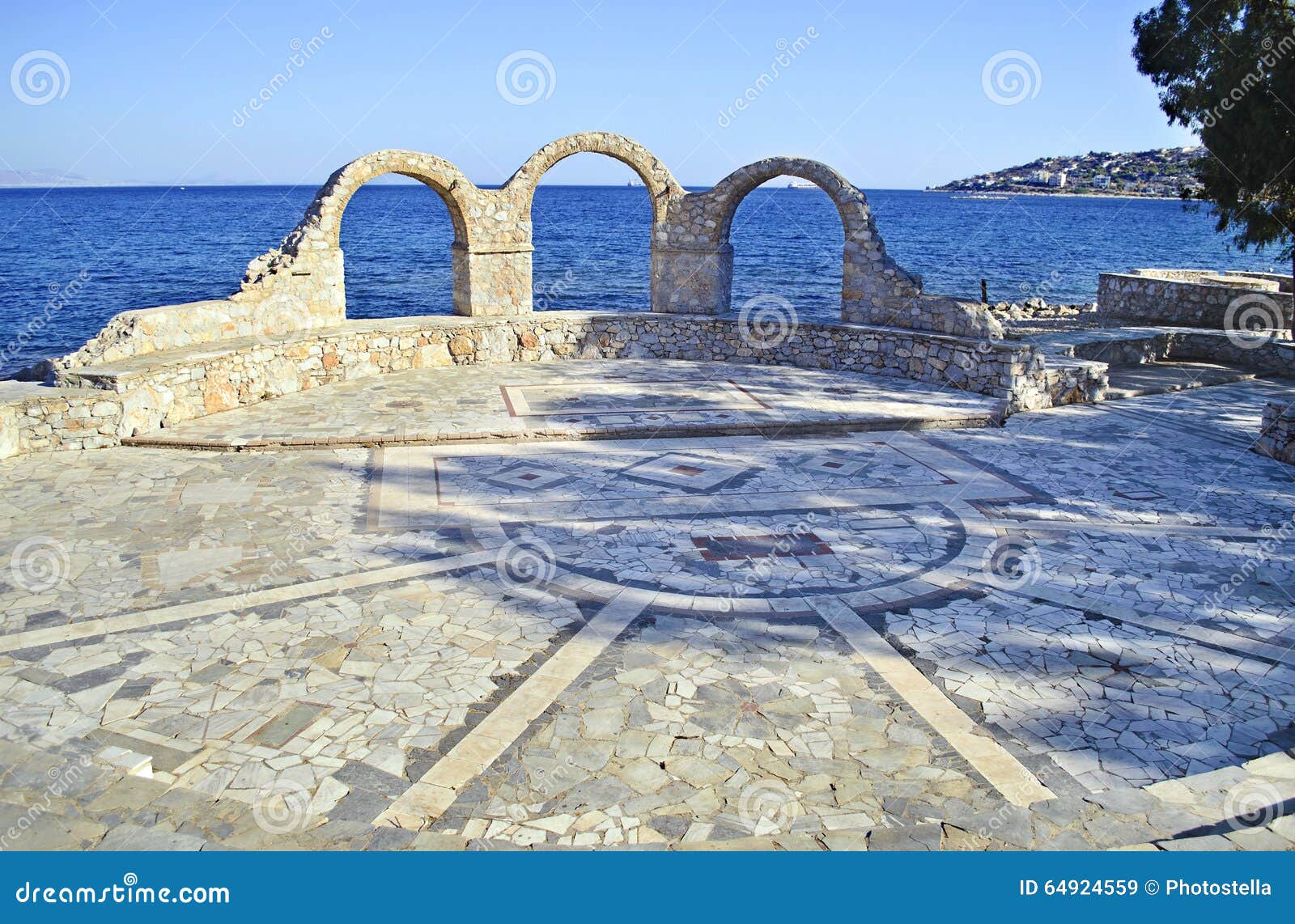 Outdoors Theater at Salamis Greece Stock Image - Image of outdoors ...