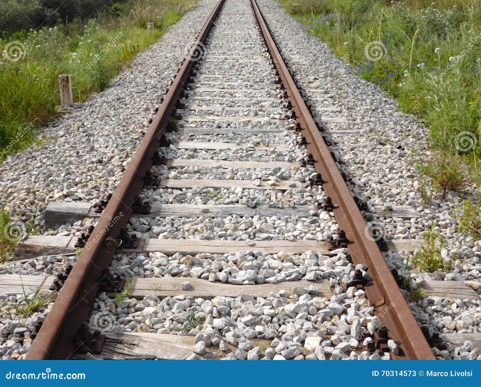 Outdoors train track stock image. Image of transport - 70314573