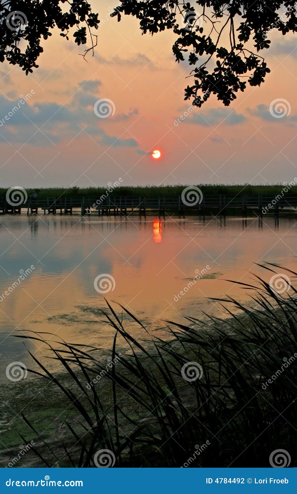 Outer Banks Sunset stock photo. Image of clouds, shore - 4784492