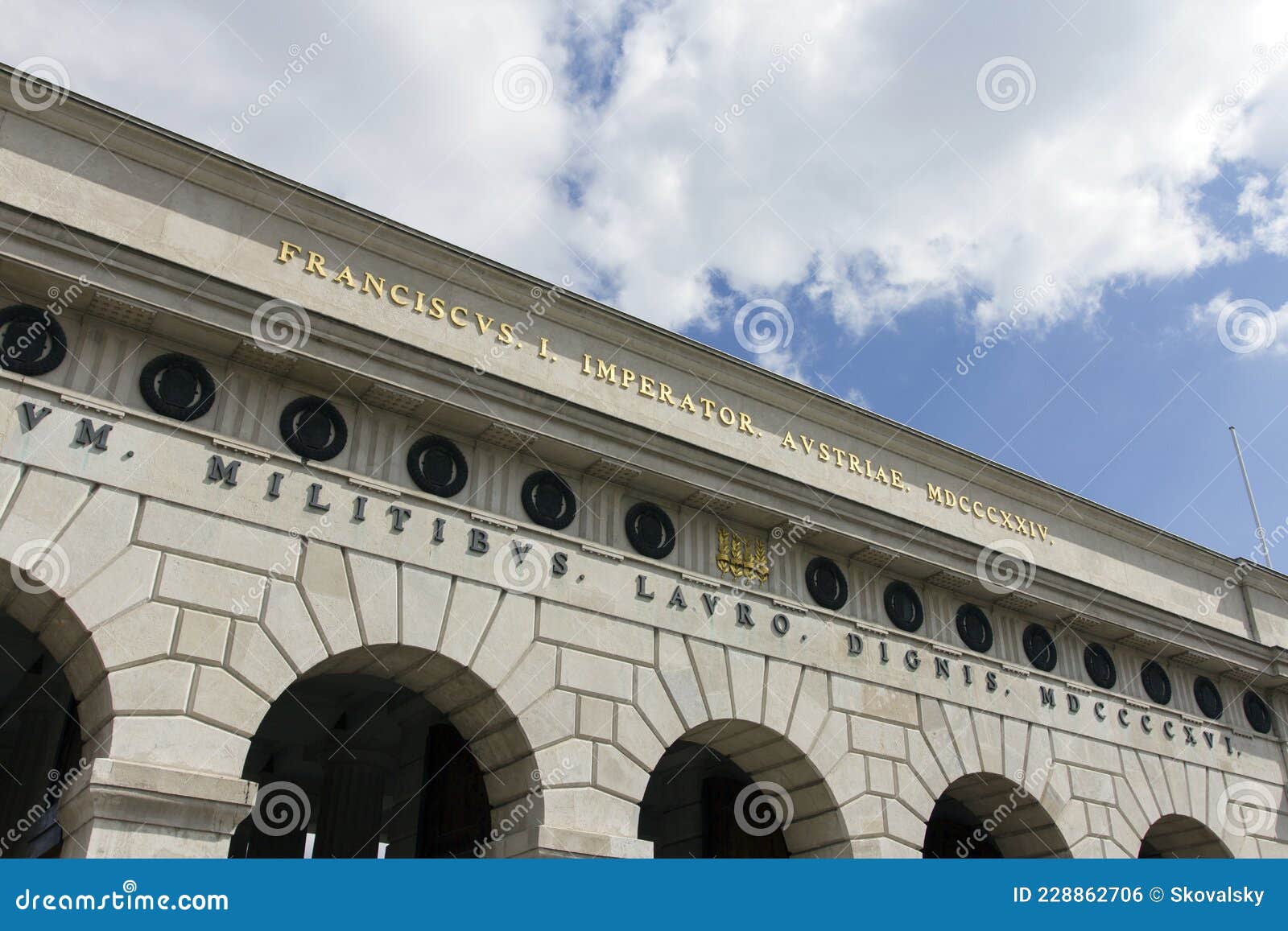 Outer Castle Gate at the Hofburg Palace in Vienna Stock Photo - Image ...