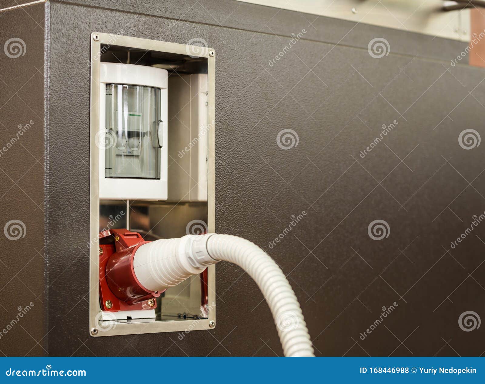 Outer Side of Metal Housing of Electrical Relay Stock Photo - Image of ...