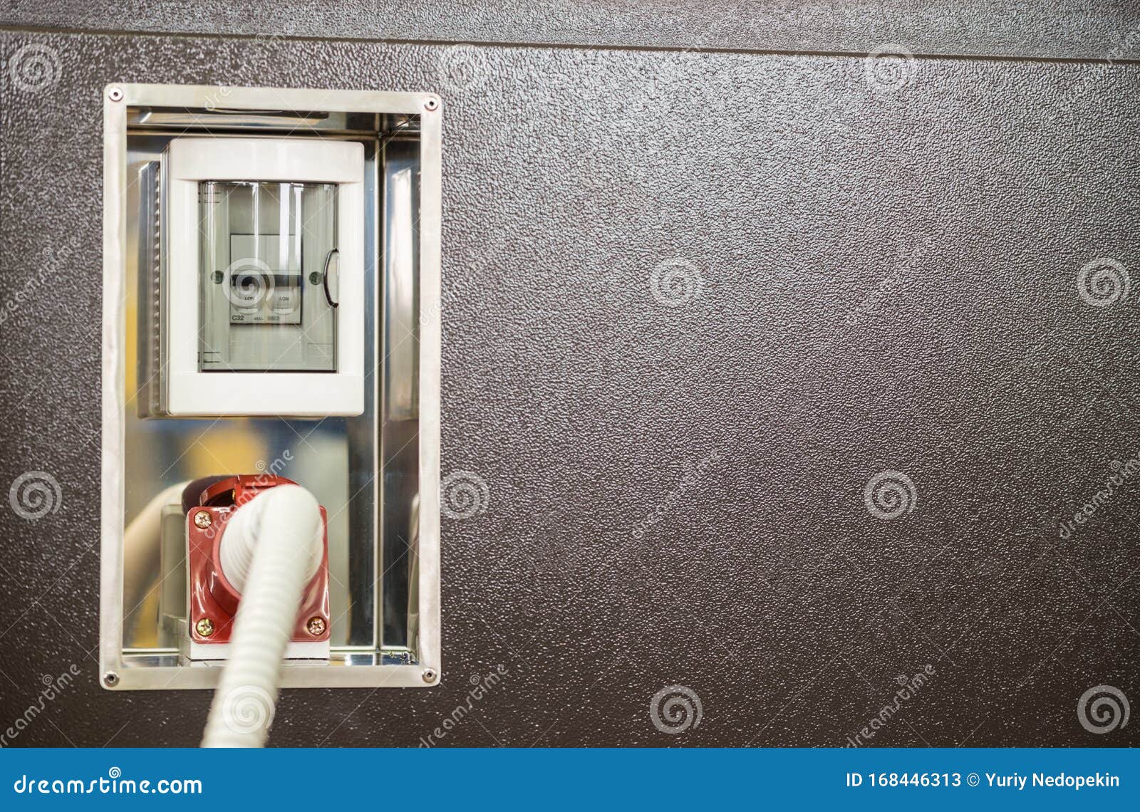 Outer Side of Metal Housing of Electrical Relay Stock Image - Image of ...