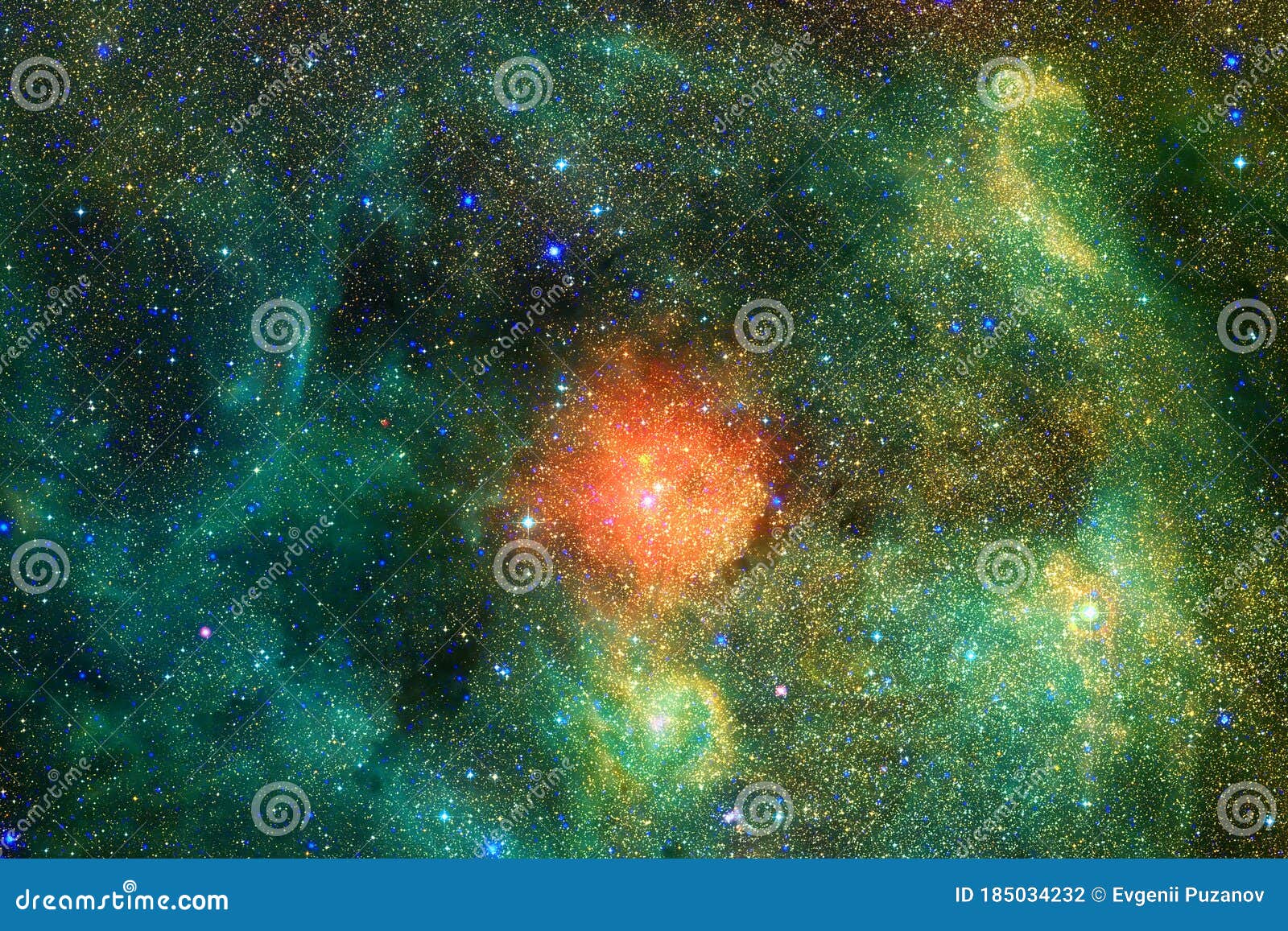 Outer Space Art. Starfield. Elements of this Image Furnished by NASA ...