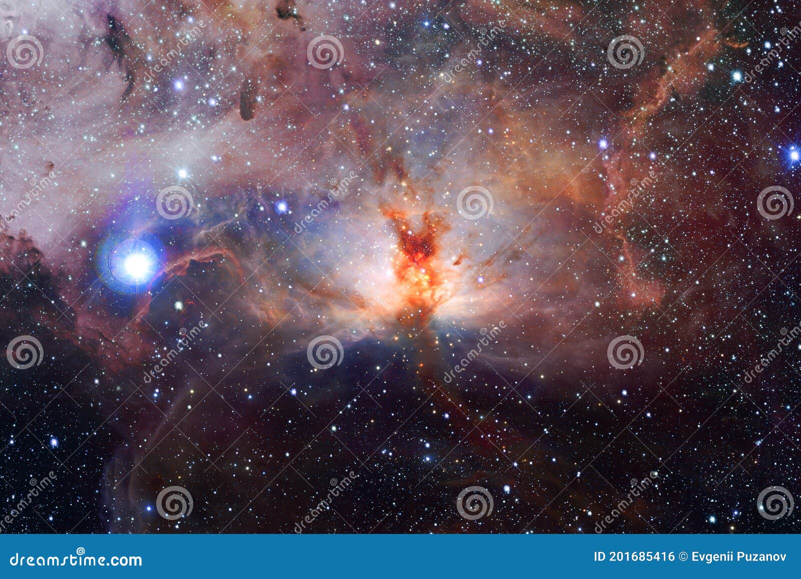 Outer Space Art. Starfield. Elements of this Image Furnished by NASA ...
