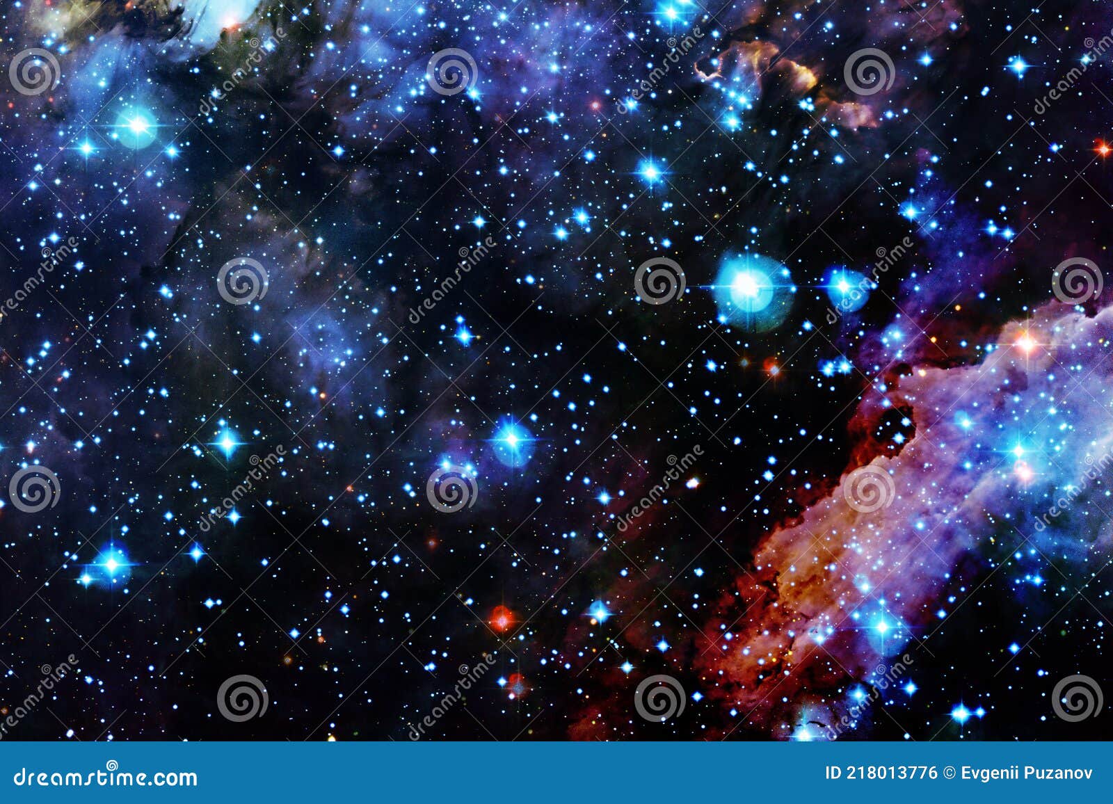 Outer Space Art. Starfield. Elements of this Image Furnished by NASA ...