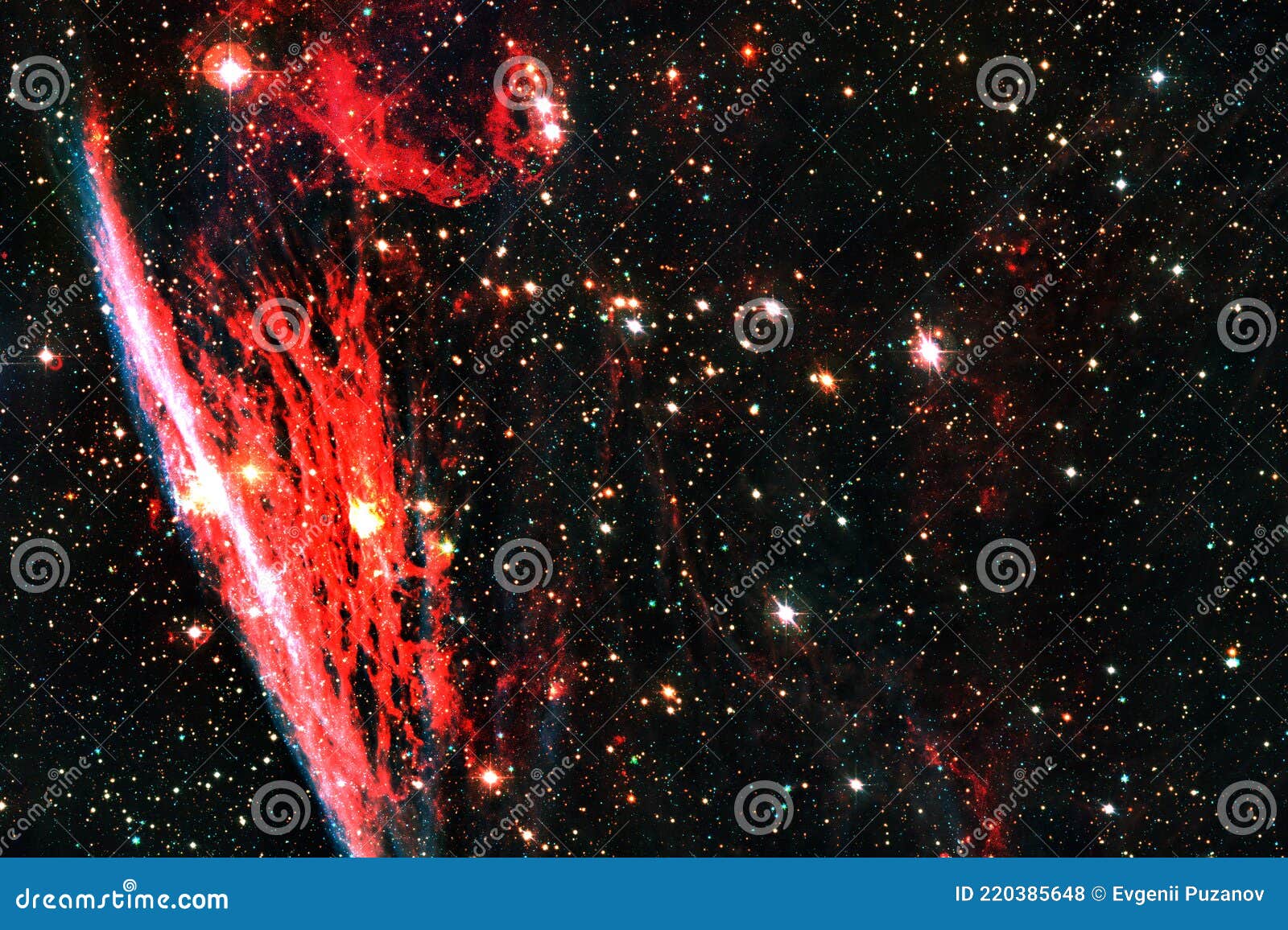Outer Space Art. Starfield. Elements of this Image Furnished by NASA ...
