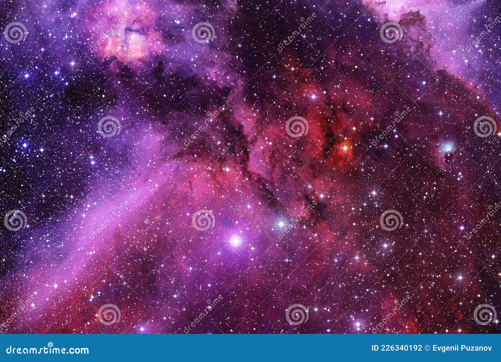 Outer Space Art. Starfield. Elements of this Image Furnished by NASA ...