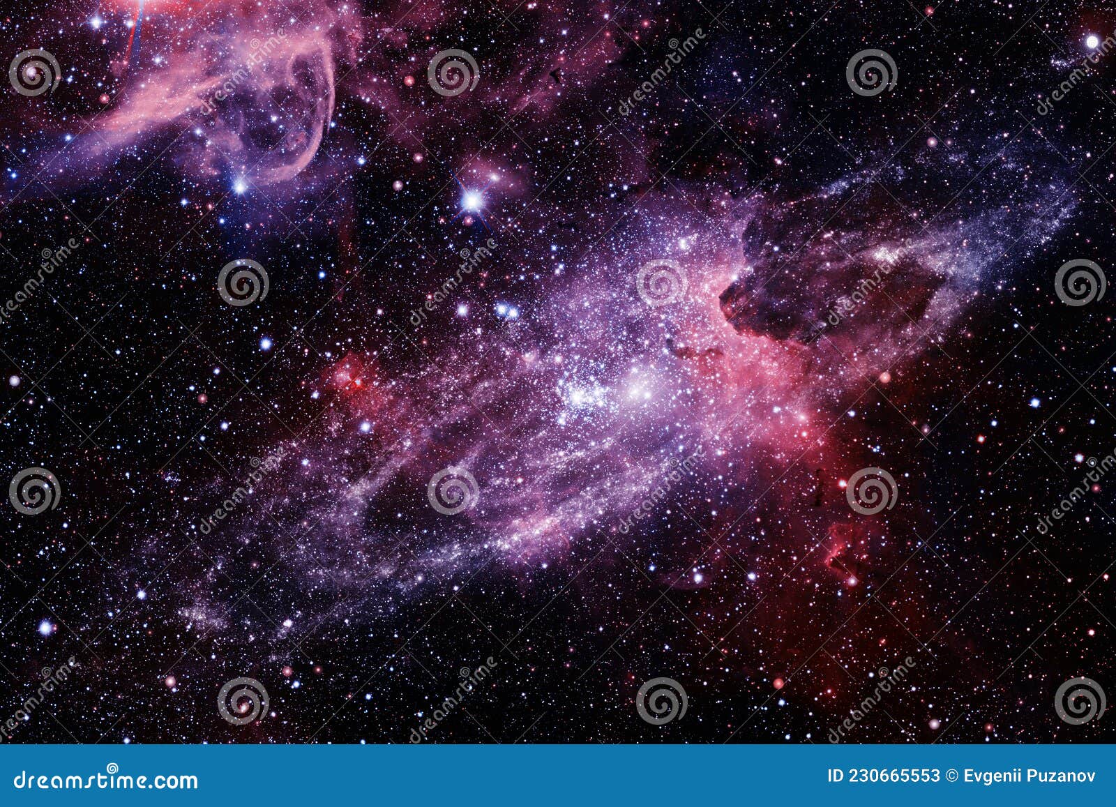 Outer Space Art. Starfield. Elements of this Image Furnished by NASA ...