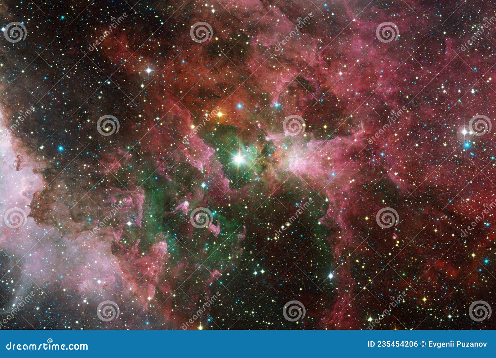 Outer Space Art. Starfield. Elements of this Image Furnished by NASA ...