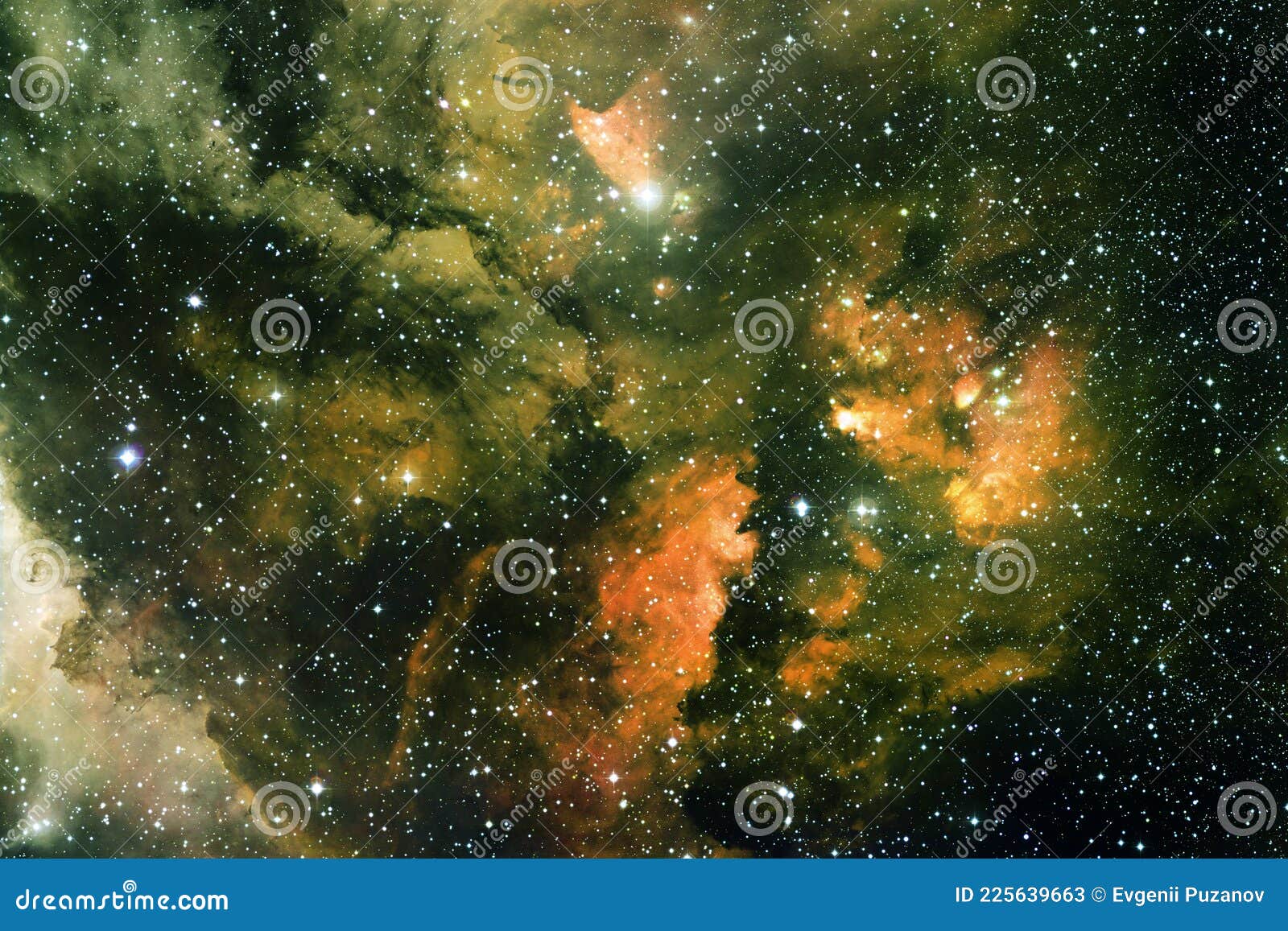 Outer Space Art. Starfield. Elements of this Image Furnished by NASA ...