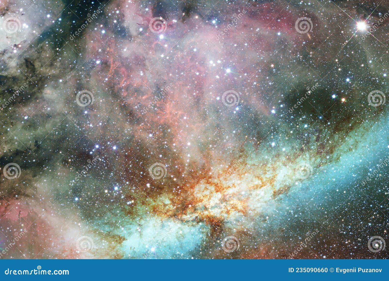 Outer Space Art. Starfield. Elements of this Image Furnished by NASA ...