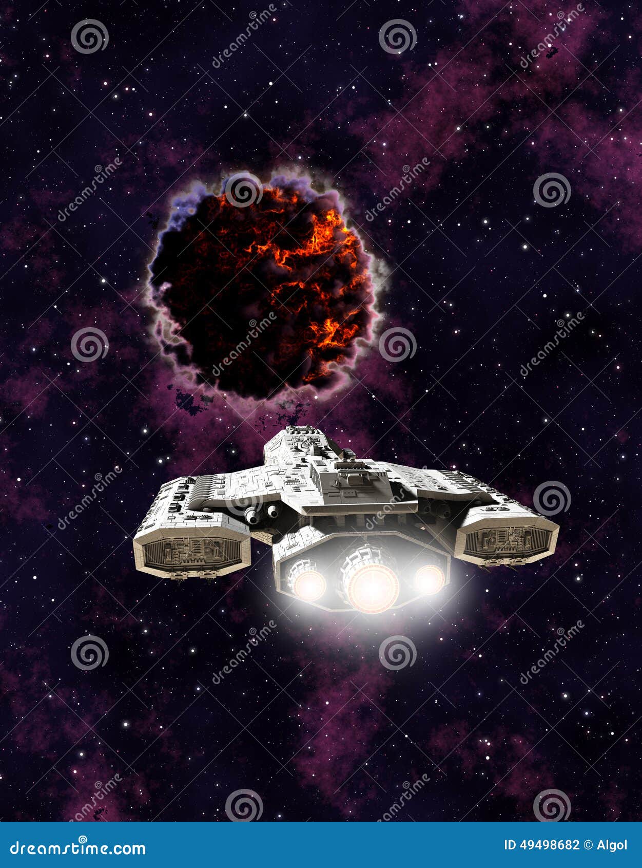 Outer Space Entity stock illustration. Illustration of stars - 49498682